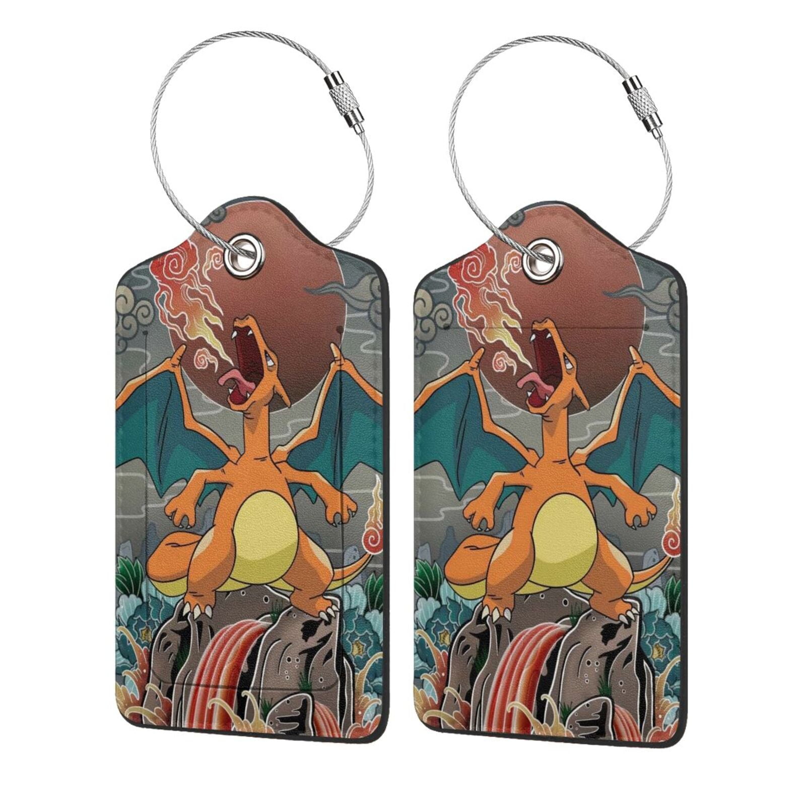 Pokémon Pikachu Charizard548 Luggage Tags for Suitcases Travel ID ...