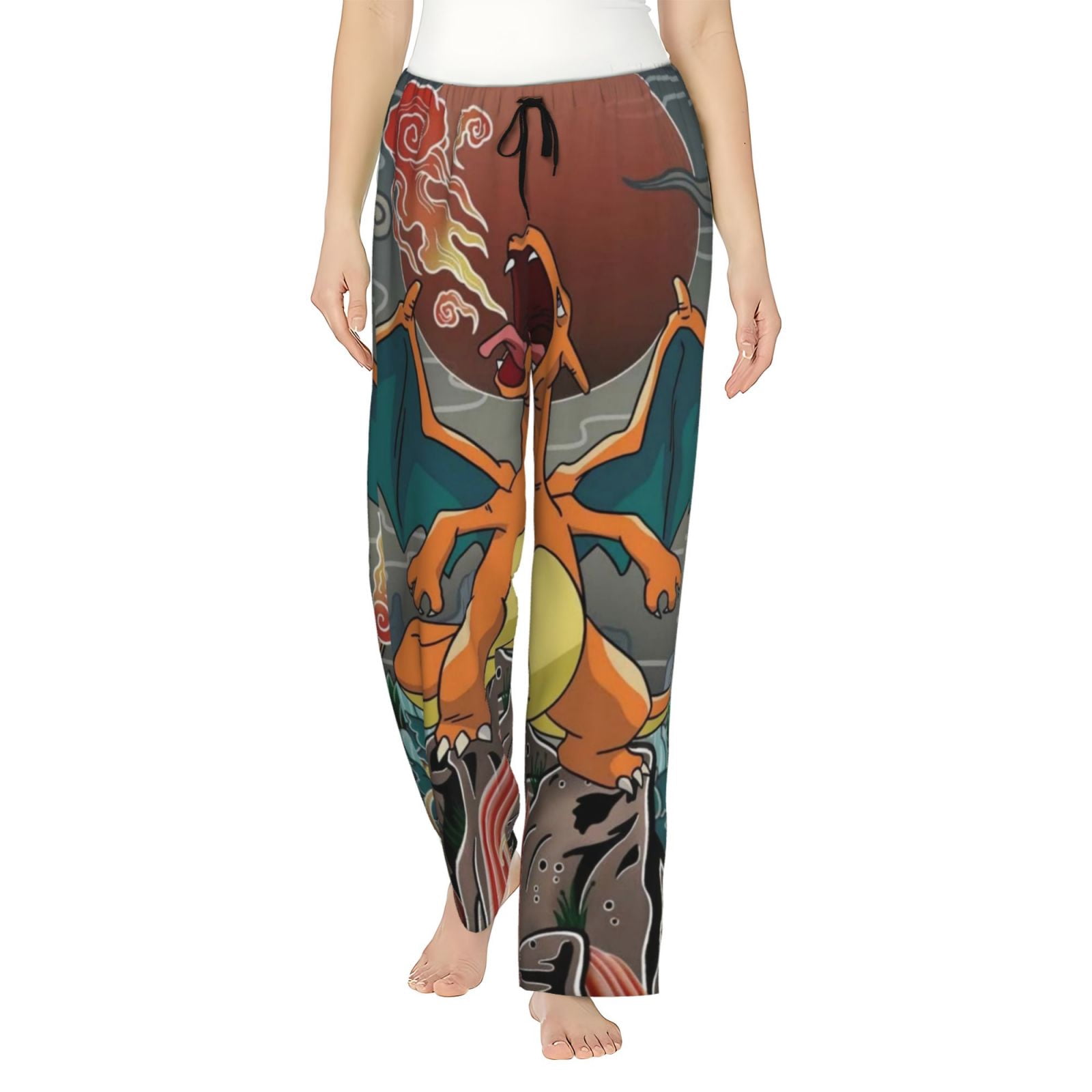 Pokémon Pikachu Charizard548 Women'S Pajama Pants，Soft Pajama Pants For ...