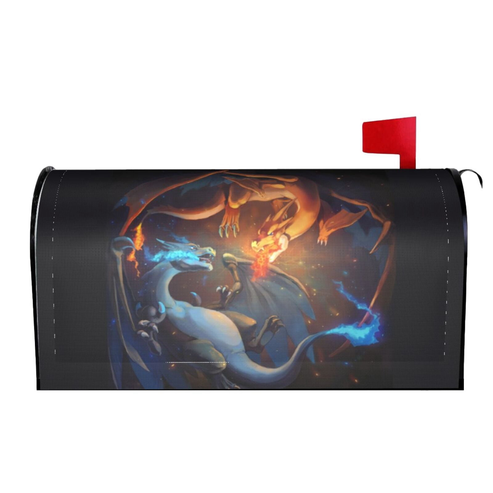 Pokémon Pikachu Charizard652 Cartoon Character Mailbox Cover Magnetic ...
