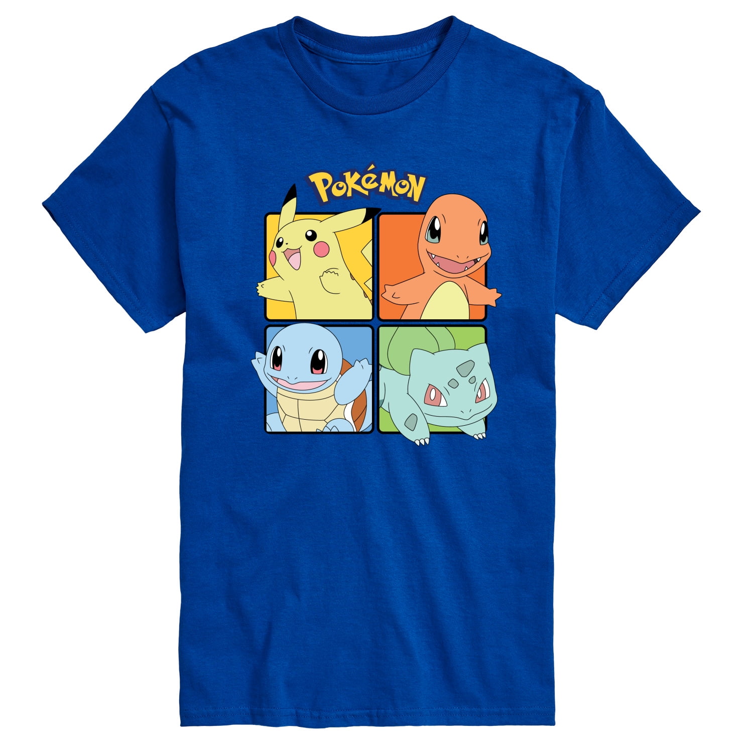 Pokémon - Pikachu Charmander Bulbasaur Squirtle Square - Men's Short ...