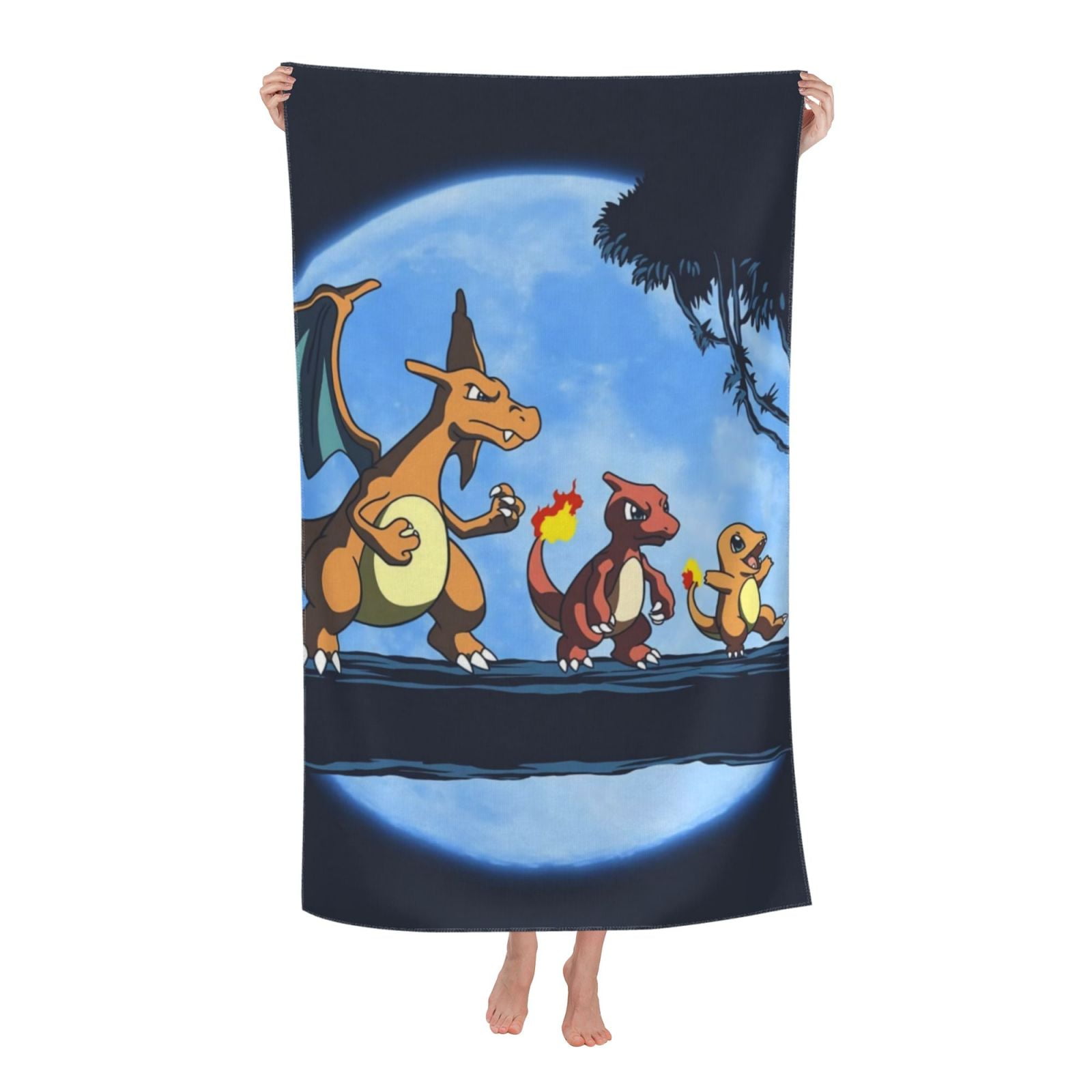 Pokémon-Pikachu Charmander Charizard Bath Towels,Pokémon-Pikachu ...