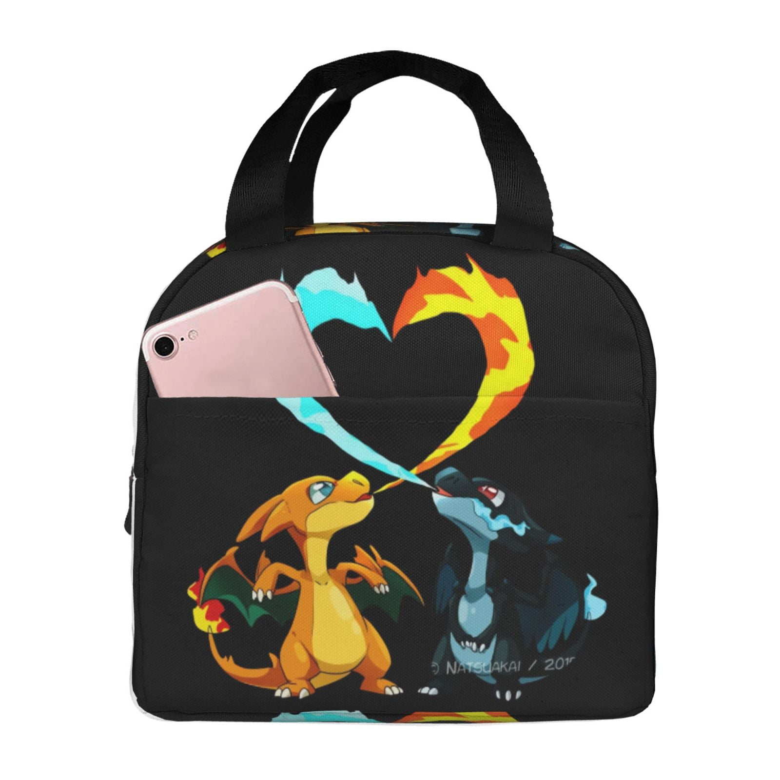 Pokémon Pikachu Charmander Charizard Lunch Box for Women Men,Lunch Bag ...