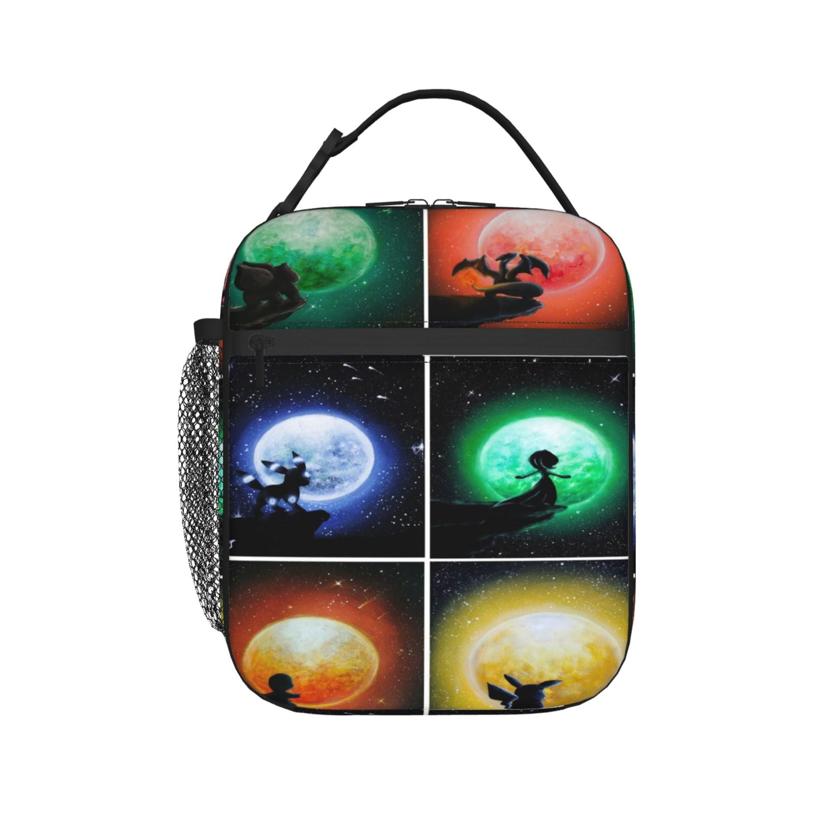 Pokémon Pikachu Charmander Lunch Box for Men/Women,Insulated Lunch Bag ...