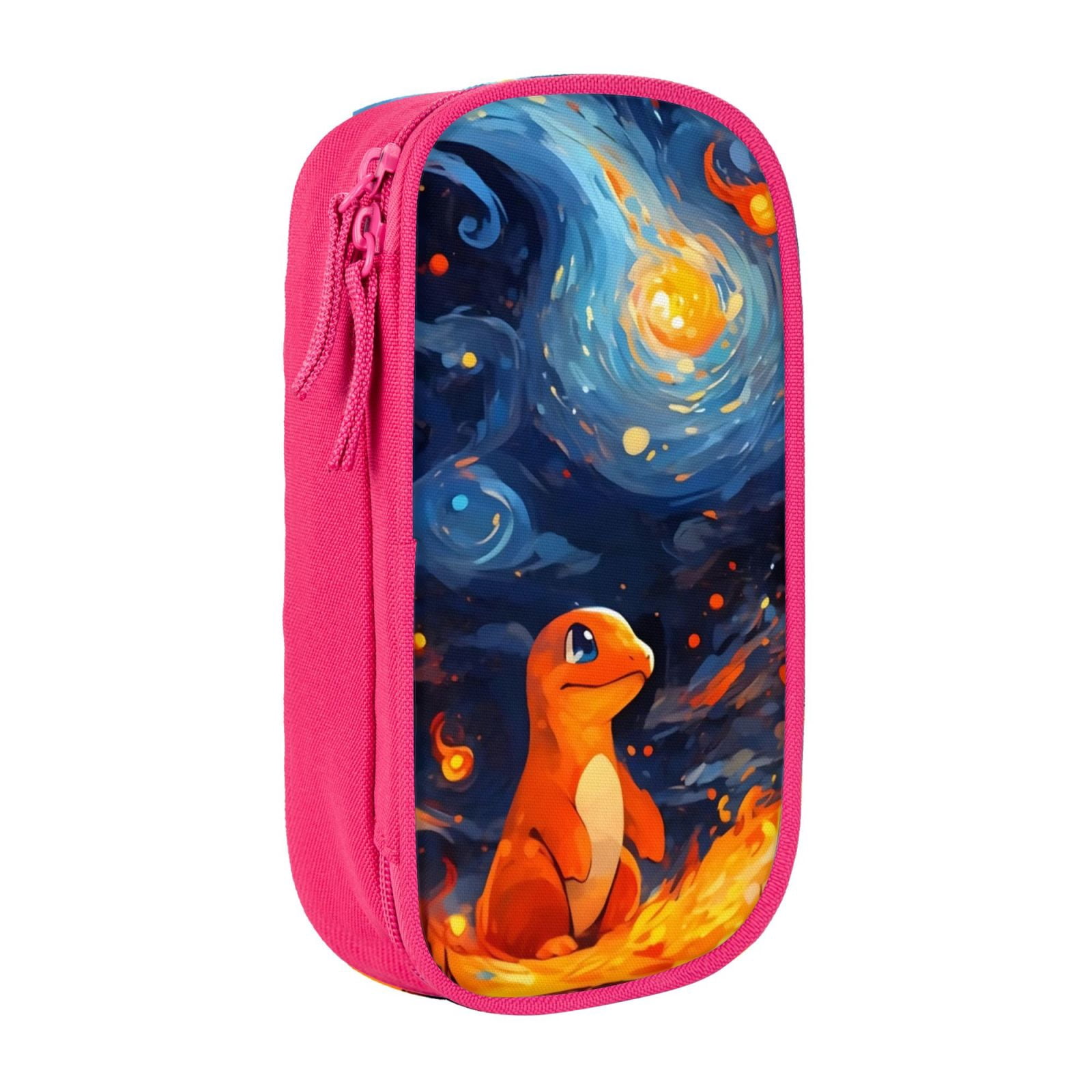 Pokémon Pikachu Charmander Pencil Case,Pencil Pouch,Big Pencil Bag ...