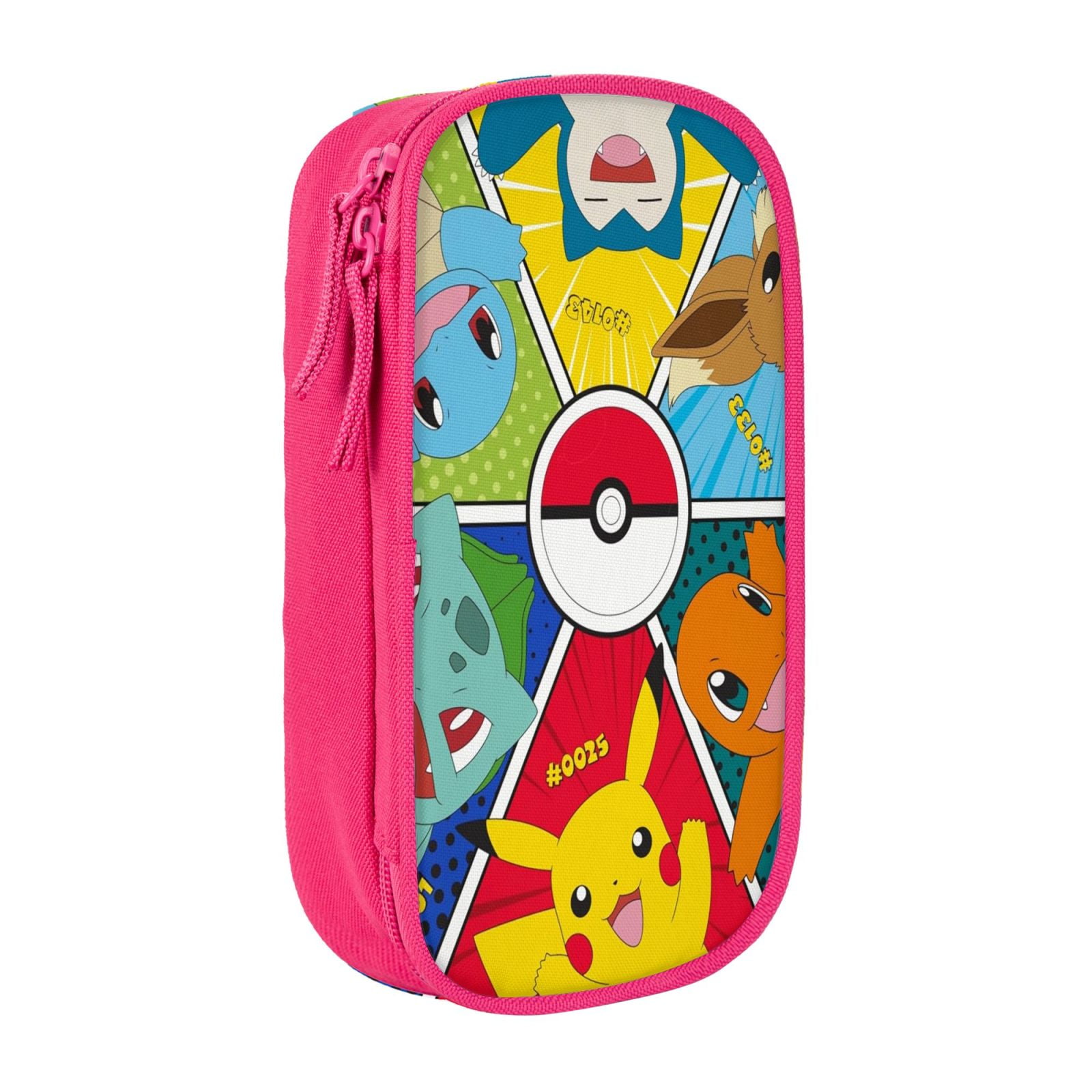 Pokémon-Pikachu Charmander,Snorlax,Eevee Design Pencil Case,Big ...