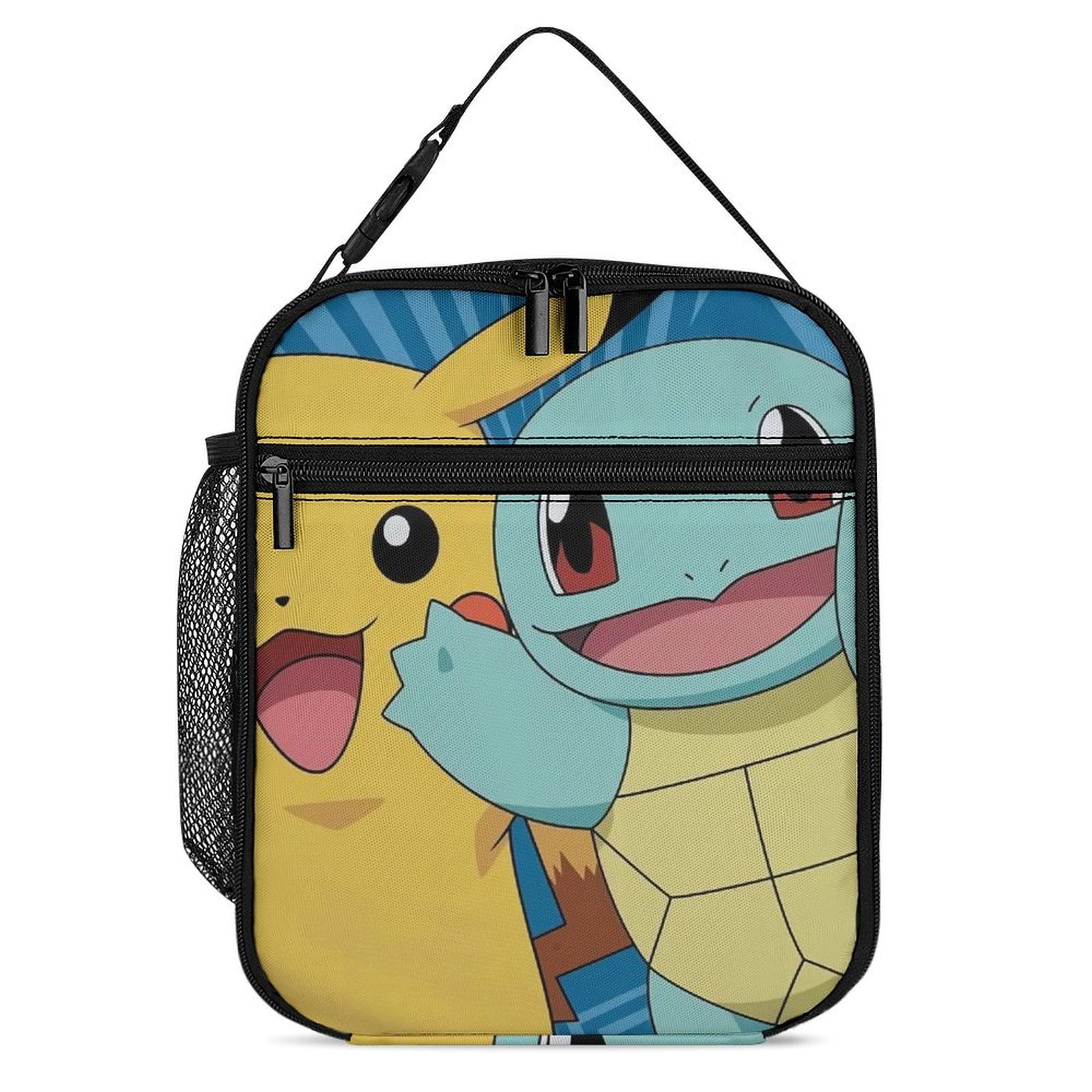 Pokémon Pikachu-Charmander Squirtle Bulbasaur 23 Custom Text Lunch Bag ...