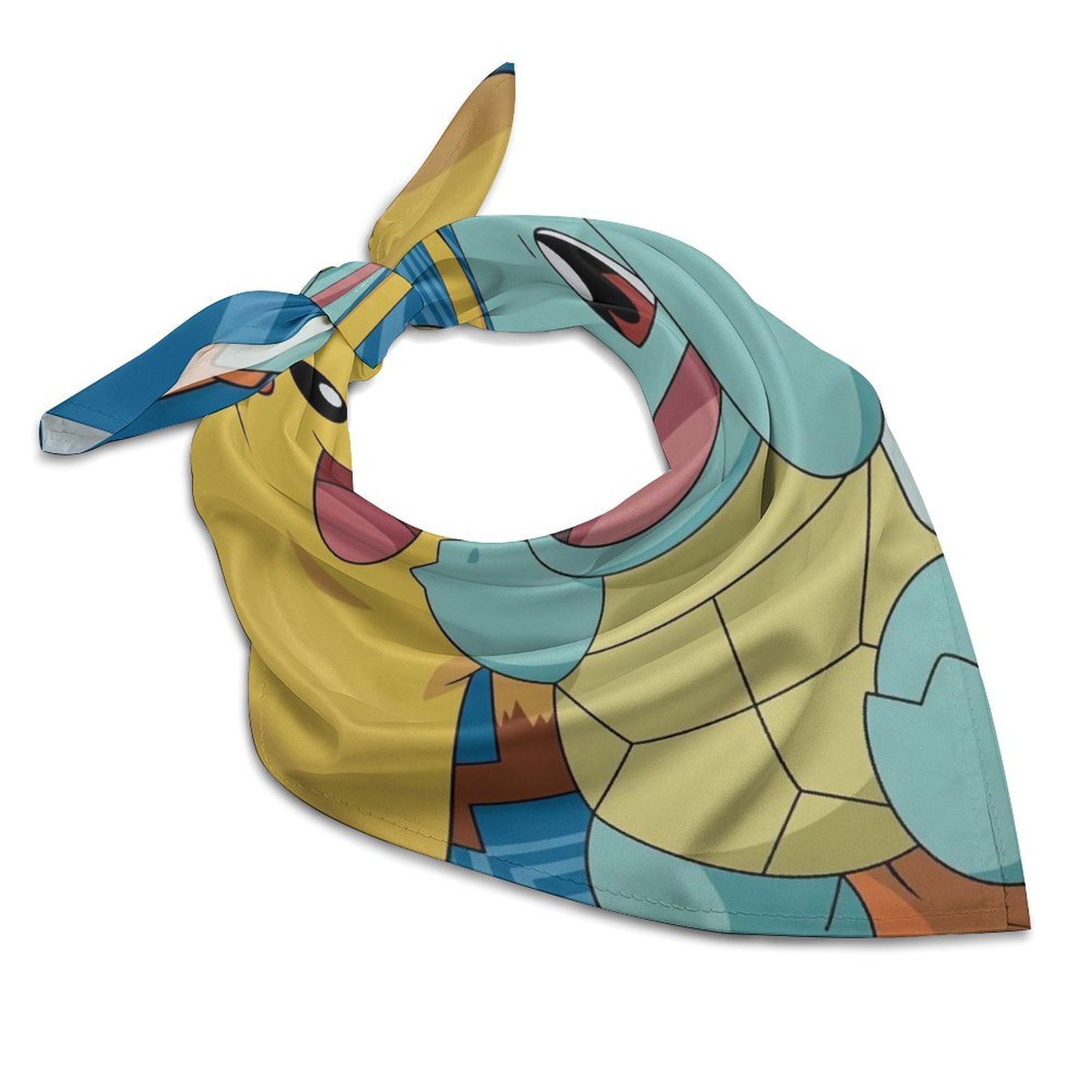 Pokémon Pikachu-Charmander Squirtle Bulbasaur 23 Square Satin Head ...