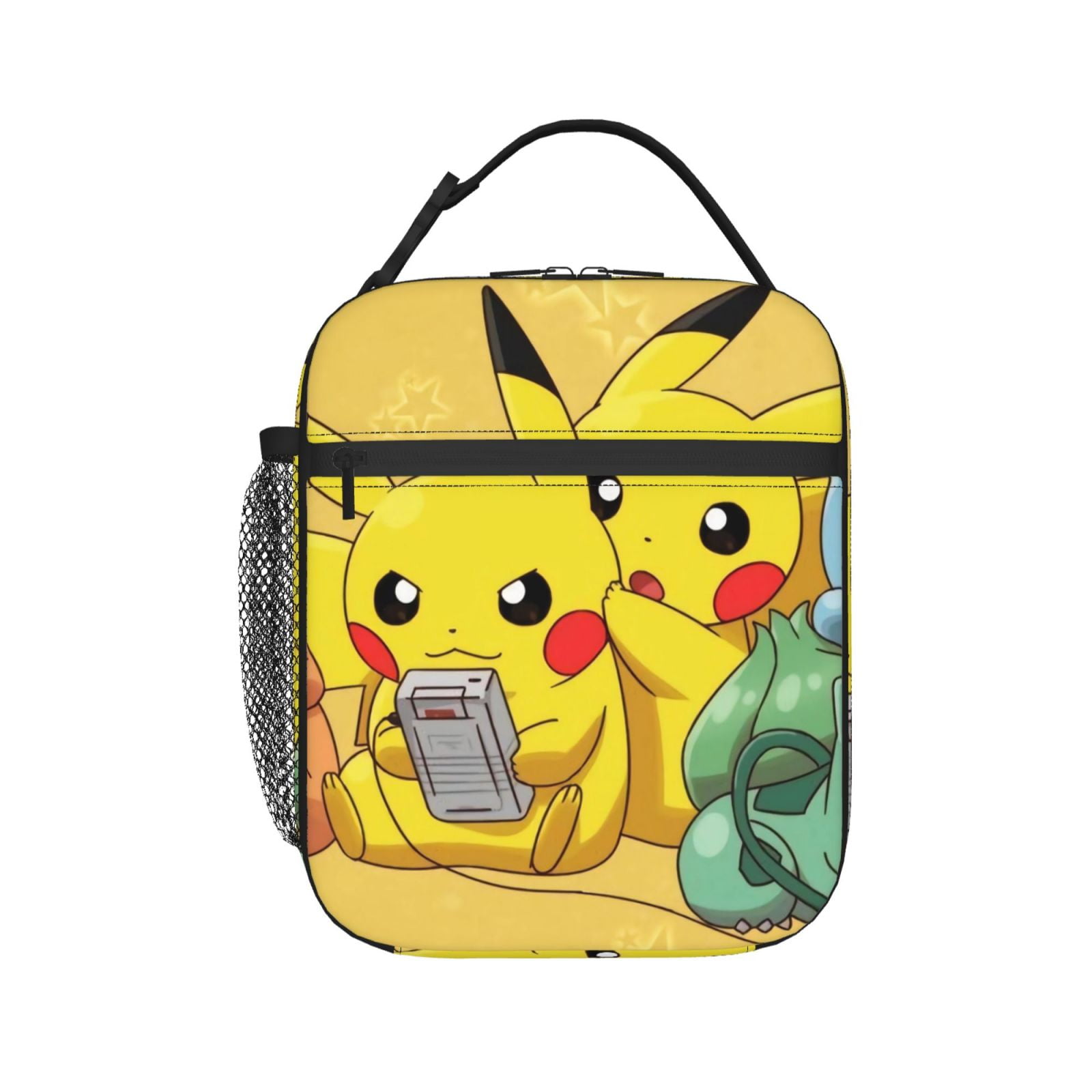 Pokémon-Pikachu Charmander Squirtle Bulbasaur Lunch Box for Women/Men ...