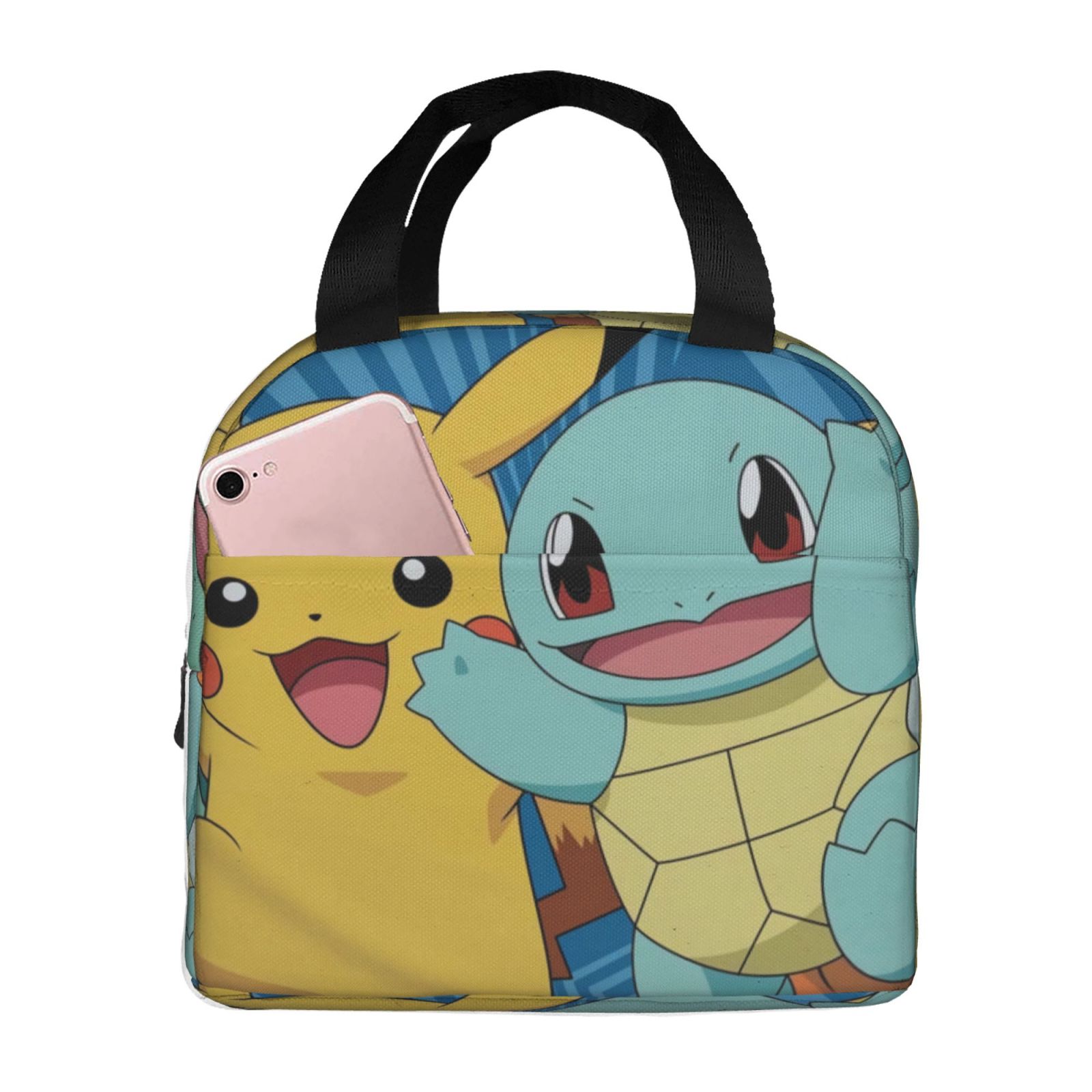 Pokémon Pikachu-Charmander Squirtle Bulbasaur Lunch Box for Women/Men ...