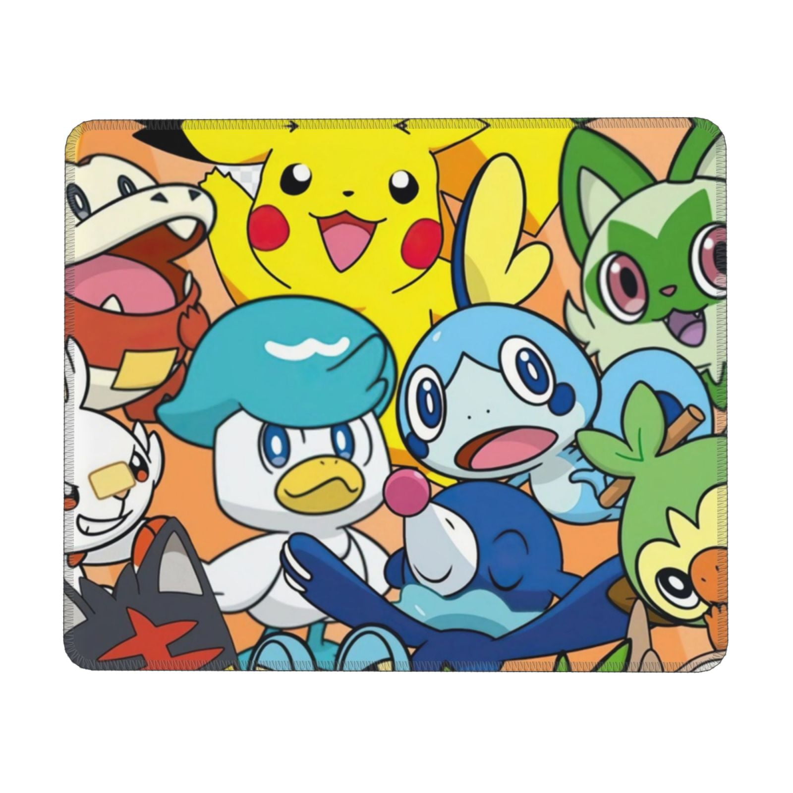 Pokémon Pikachu Charmander Squirtle Bulbasaur Mouse Pad with Non-Slip ...