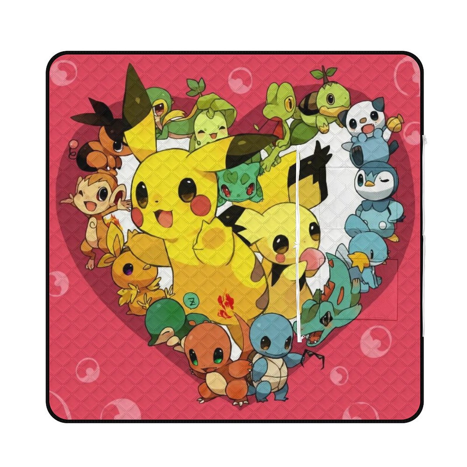Pokémon-Pikachu Charmander Squirtle Bulbasaur Party Extra Large Picnic ...