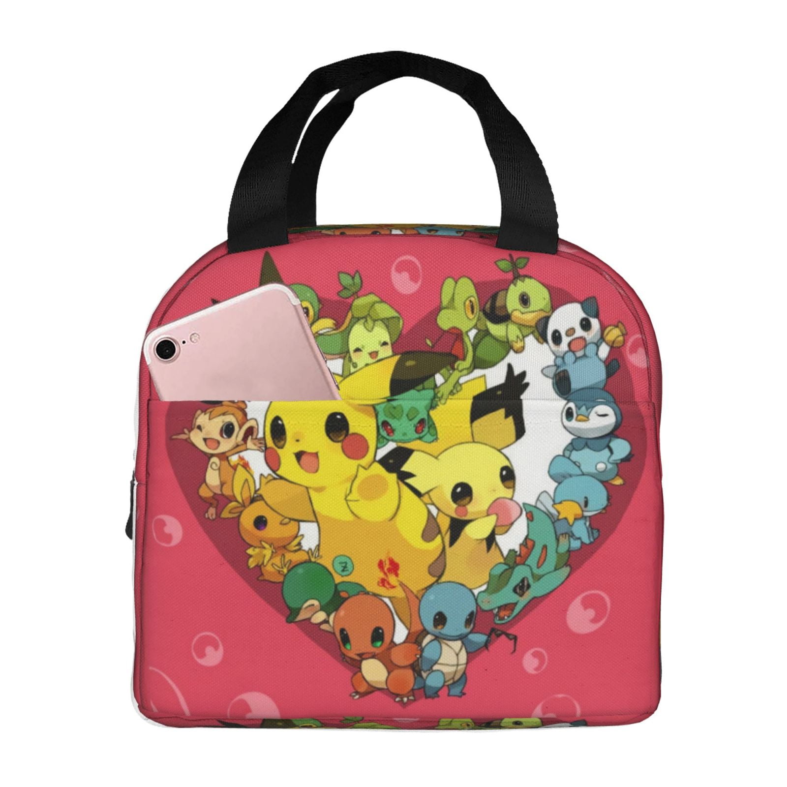 Pokémon-Pikachu Charmander Squirtle Bulbasaur Party Insulated Lunch Bag ...