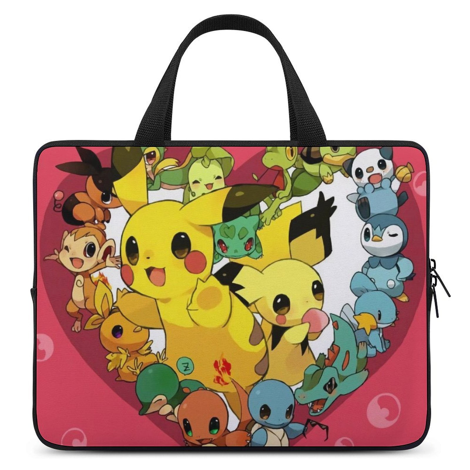Pokémon-Pikachu Charmander Squirtle Bulbasaur Party Laptop sleeve with ...