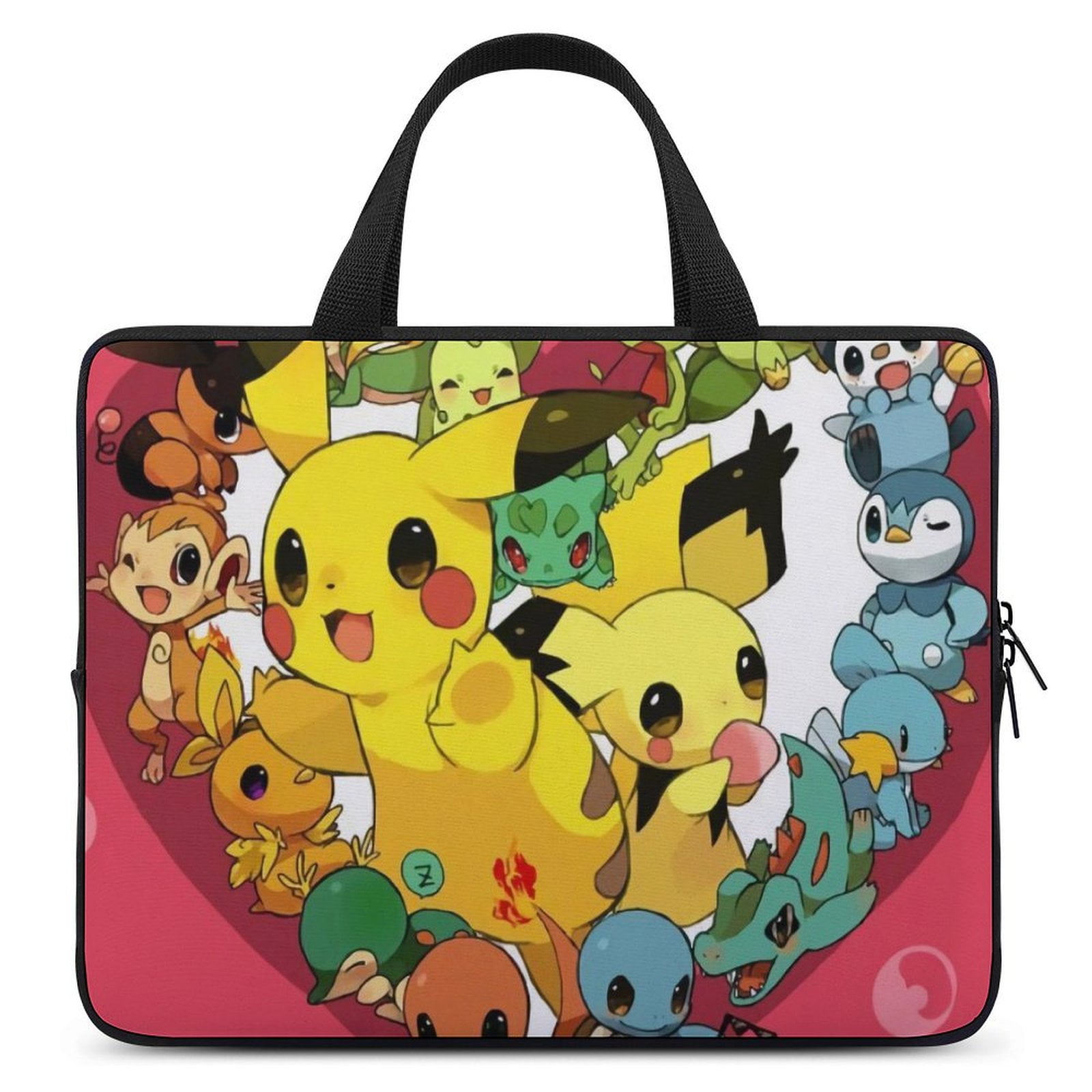 Pokémon-Pikachu Charmander Squirtle Bulbasaur Party Laptop sleeve with ...