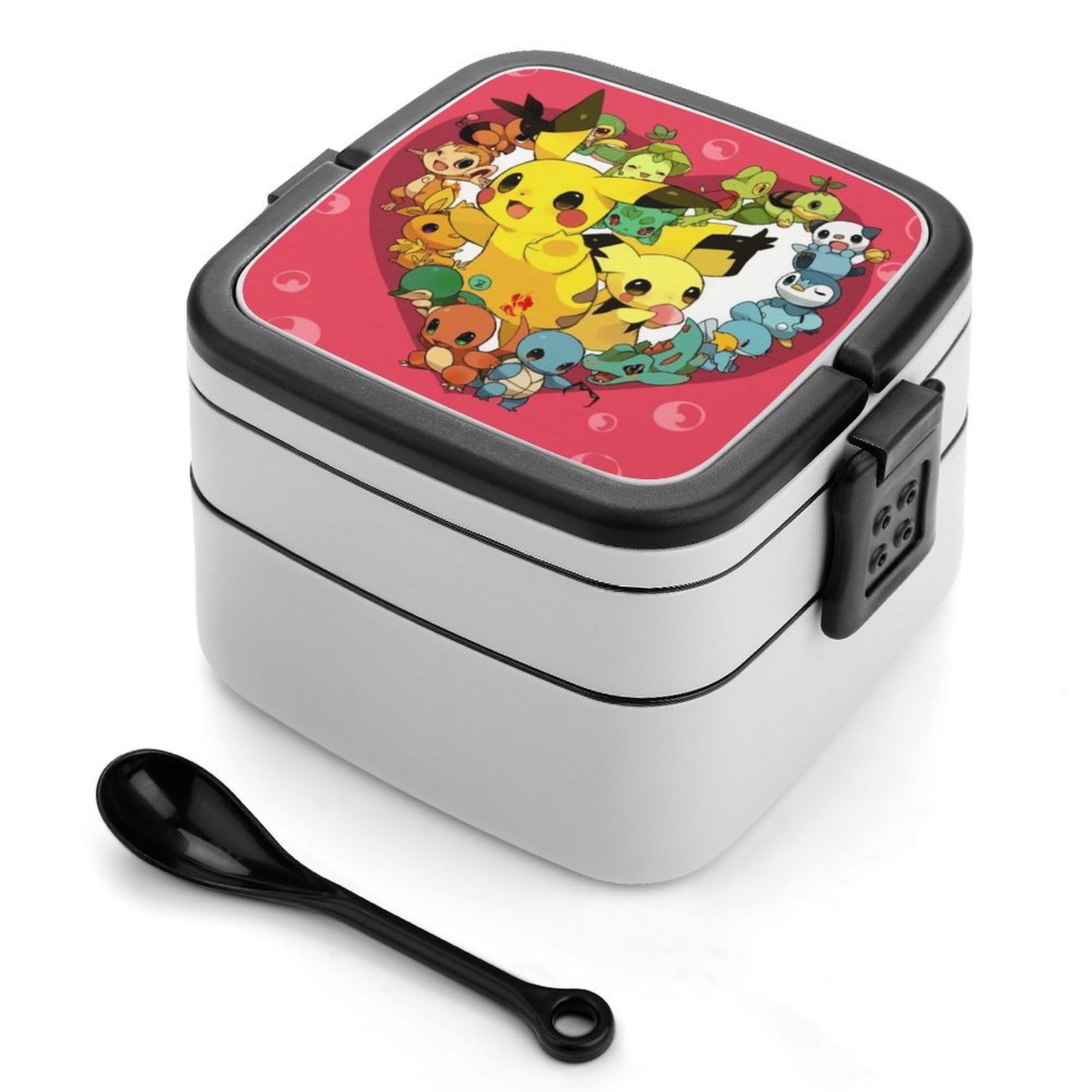 Pokémon-Pikachu Charmander Squirtle Bulbasaur Party Reusable Bento ...