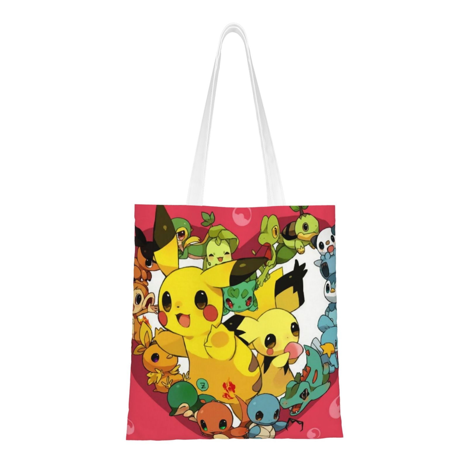 Pokémon-Pikachu Charmander Squirtle Bulbasaur Party Tote Bag For Women ...