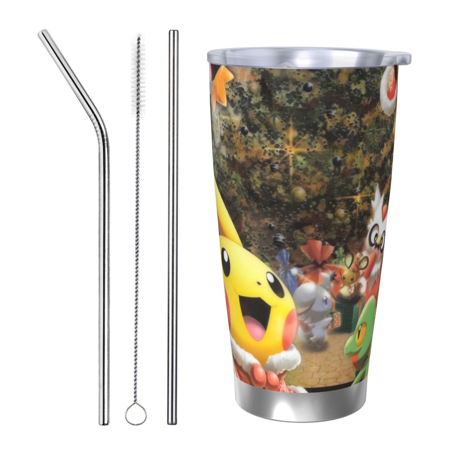 Pokémon-Pikachu Charmander Squirtle Bulbasaur Party Water Bottle,Coffee ...