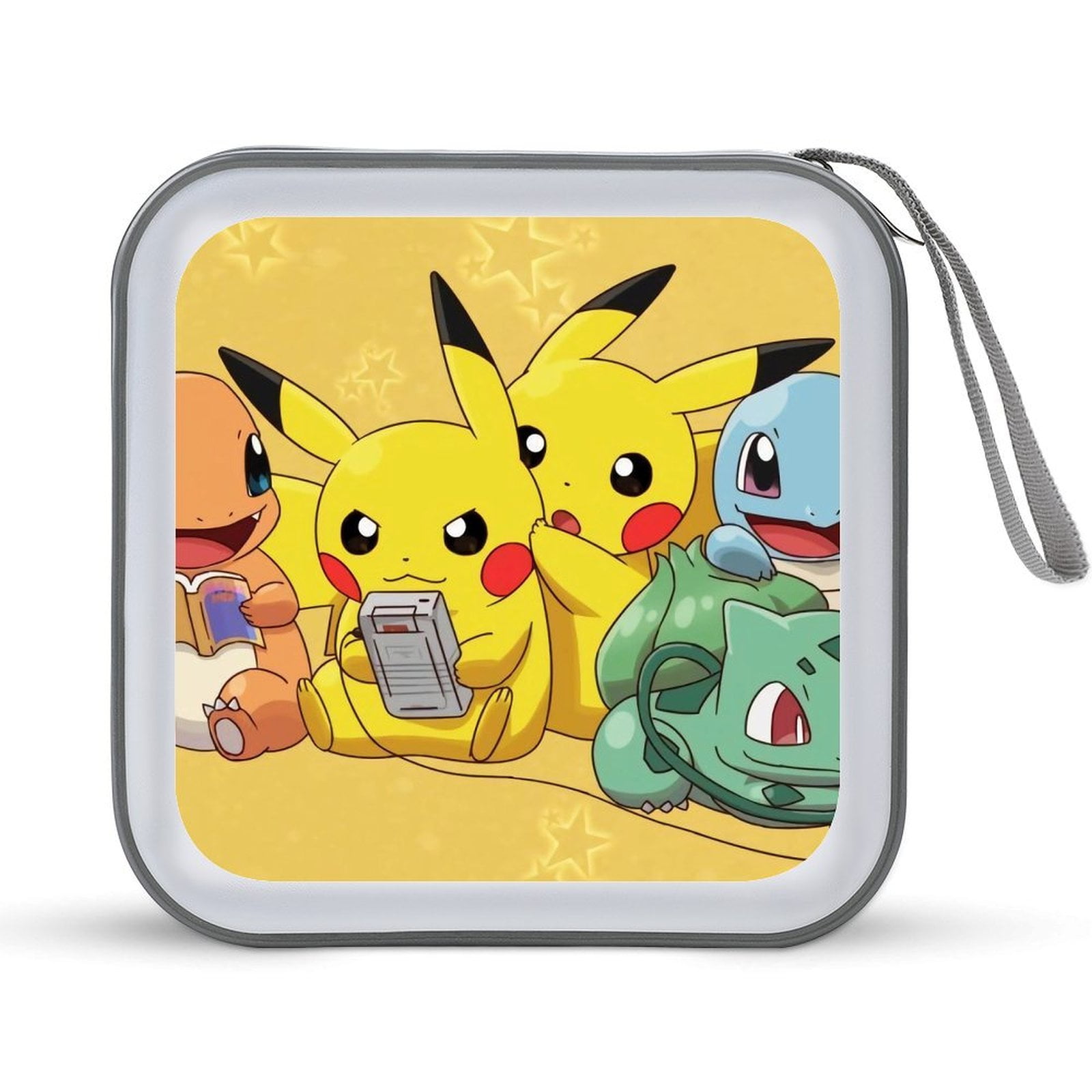 Pokémon-Pikachu Charmander Squirtle Bulbasaur246 40 Capacity CD Storage ...