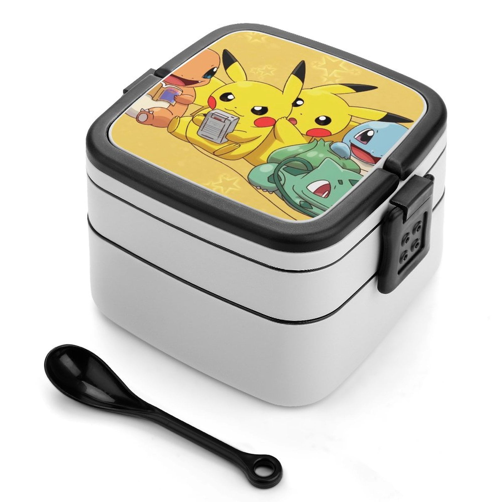 Pokémon-Pikachu Charmander Squirtle Bulbasaur246 Reusable Bento Boxes ...