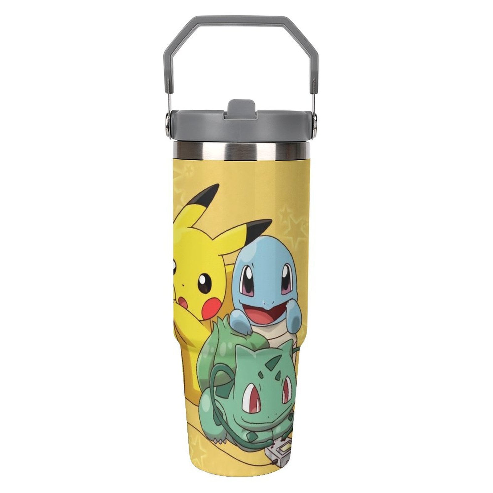 Pokémon-Pikachu Charmander Squirtle Bulbasaur246 Stainless Steel ...