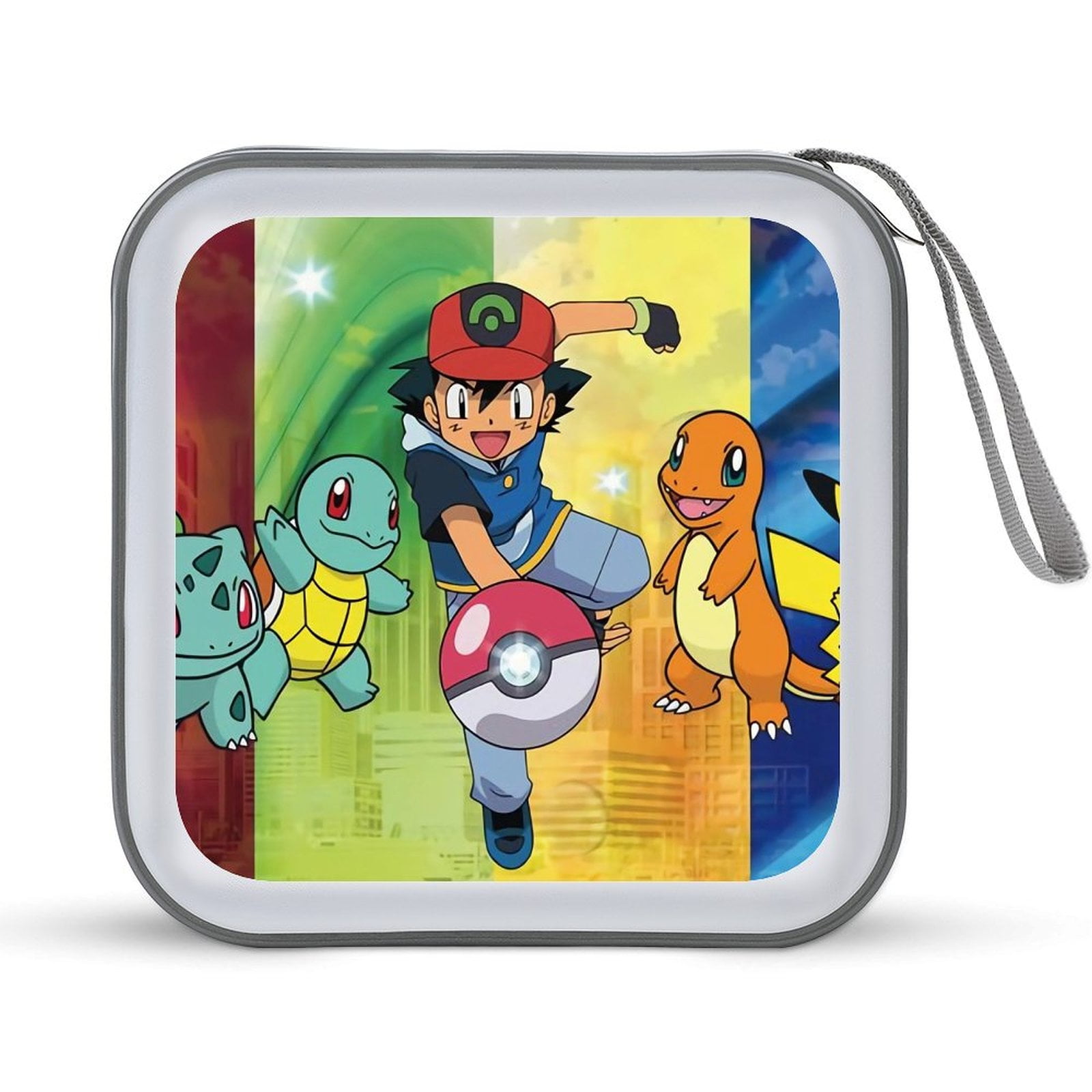 Pokémon-Pikachu Charmander Squirtle Bulbasaur356 40 Capacity CD Storage ...