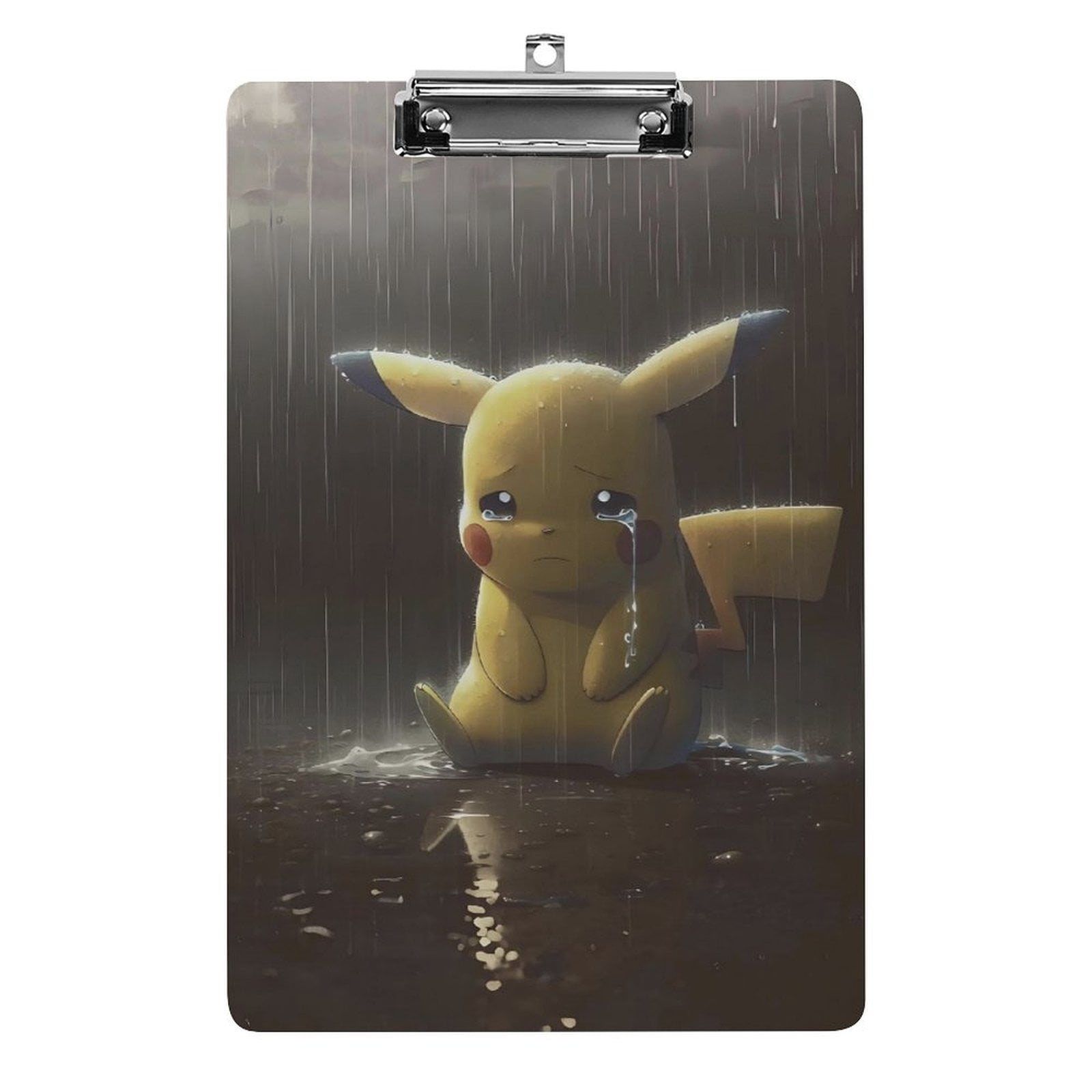 Pokémon-Pikachu Crying in The Rain Acrylic Clipboard A4 Size, Standard ...