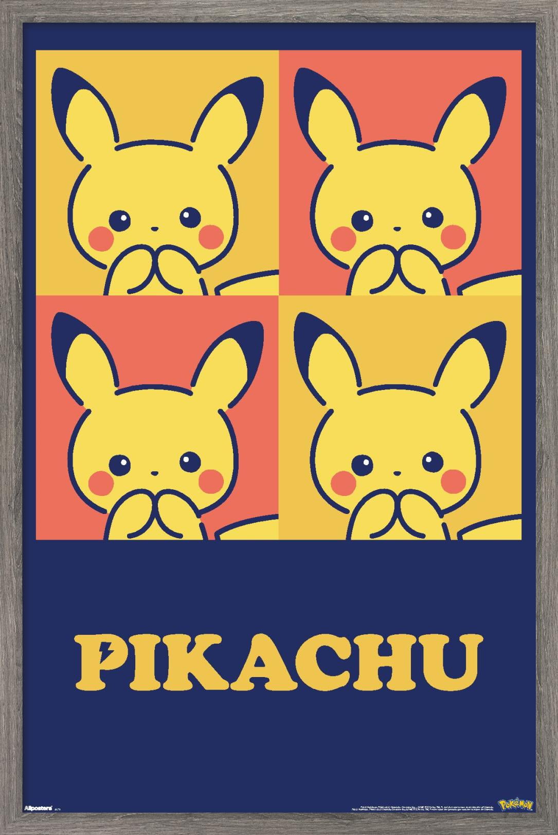 Pokémon: Pikachu Cutie Collection - Squares Wall Poster, 14.725" x 22. ...