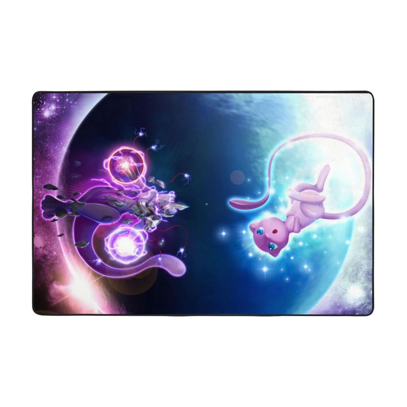 Pokémon Pikachu Dream Mewtwo3 Gamer Rug Room Non-Slip Gaming Rug Cool ...
