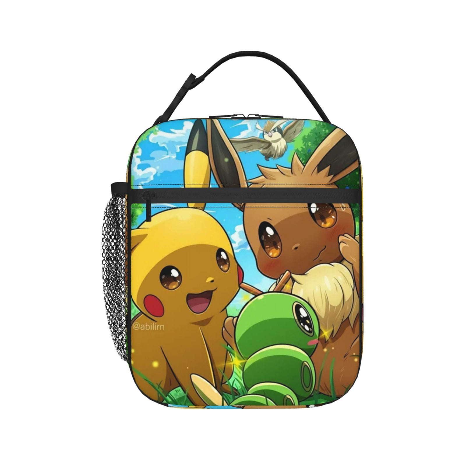 Pokémon-Pikachu Eevee Caterpillar Lunch Box for Men,Pokémon-Pikachu ...