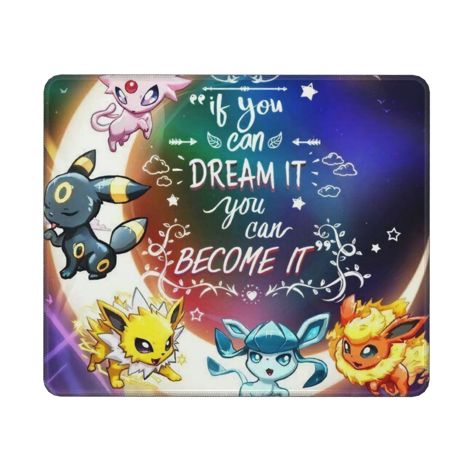 Pokémon-Pikachu Eevee Evolutions Mouse Pad,Mouse Mat,Washable Mousepads ...