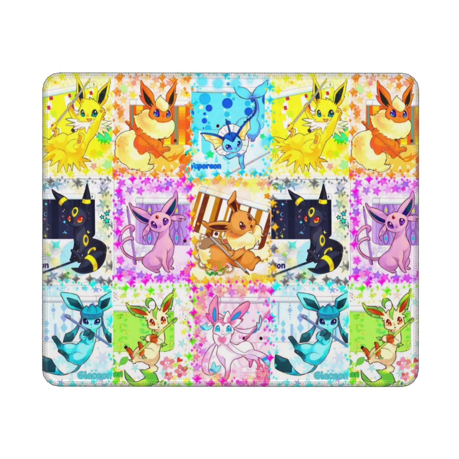 Pokémon-Pikachu Eevee Evolutions Mousepad Non-Slip Rubber Base Mouse ...