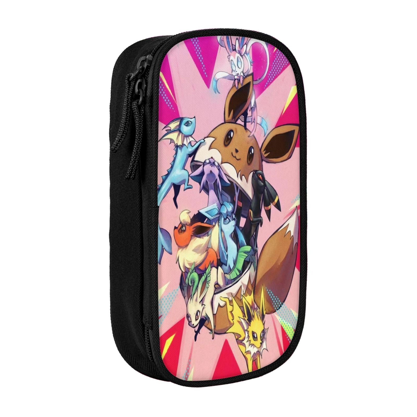 Pokémon - Pikachu Eevee Evolutions Pencil Pouch,Pencil Case,Big Pencil ...