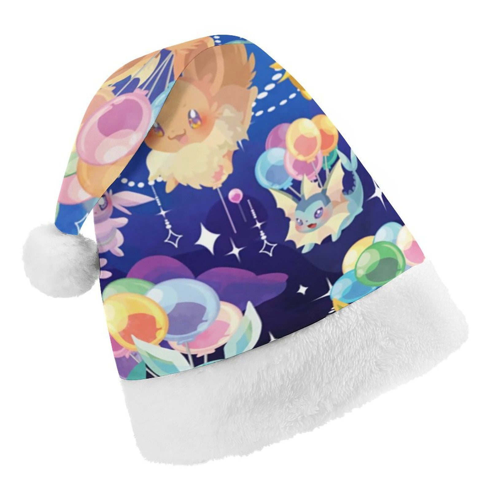 Pokémon Pikachu Eevee Evolutions. Santa Hat,Pokémon Pikachu Eevee ...