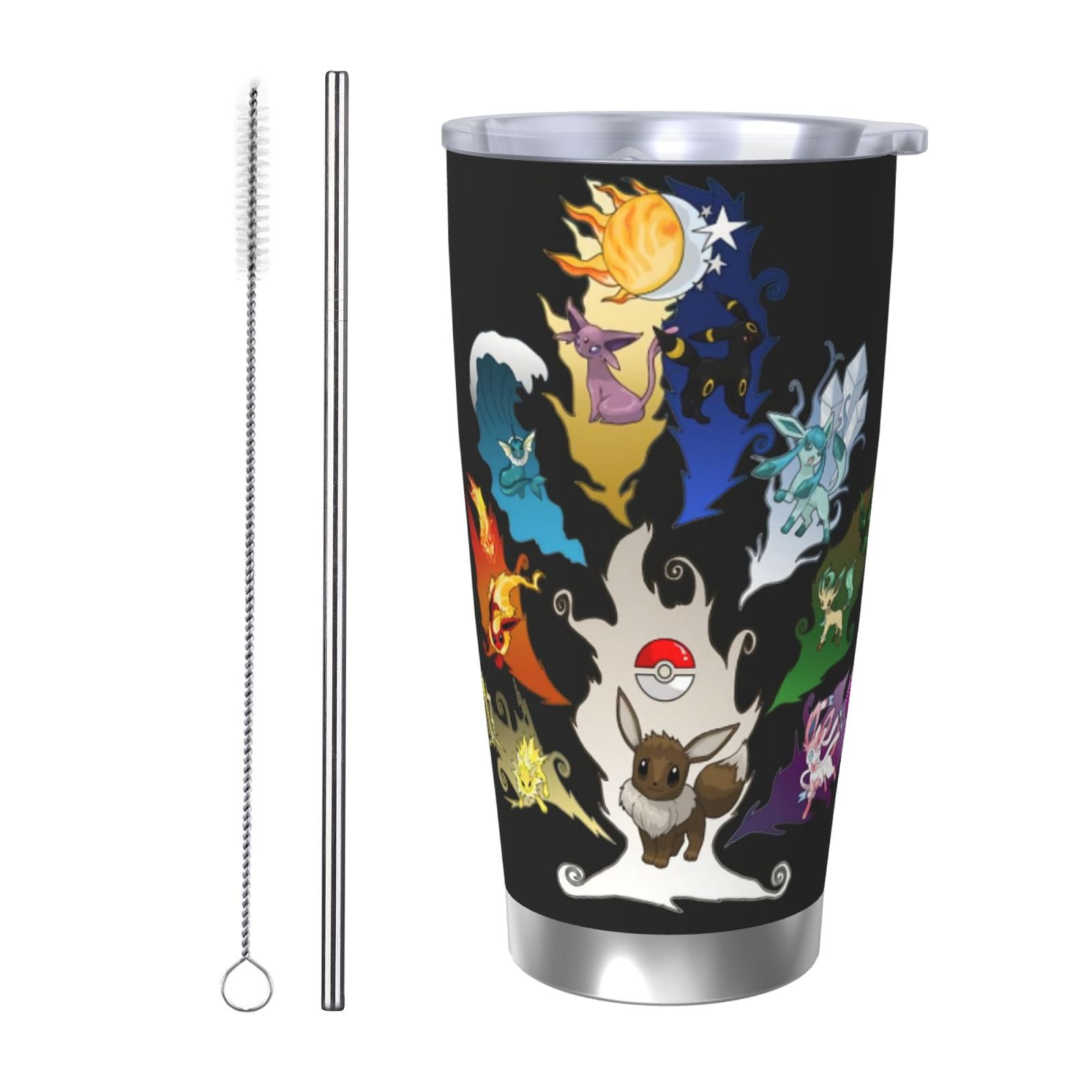 Pokémon Pikachu Eevee Evolutions Water Bottle 20oz,Pokémon Pikachu ...