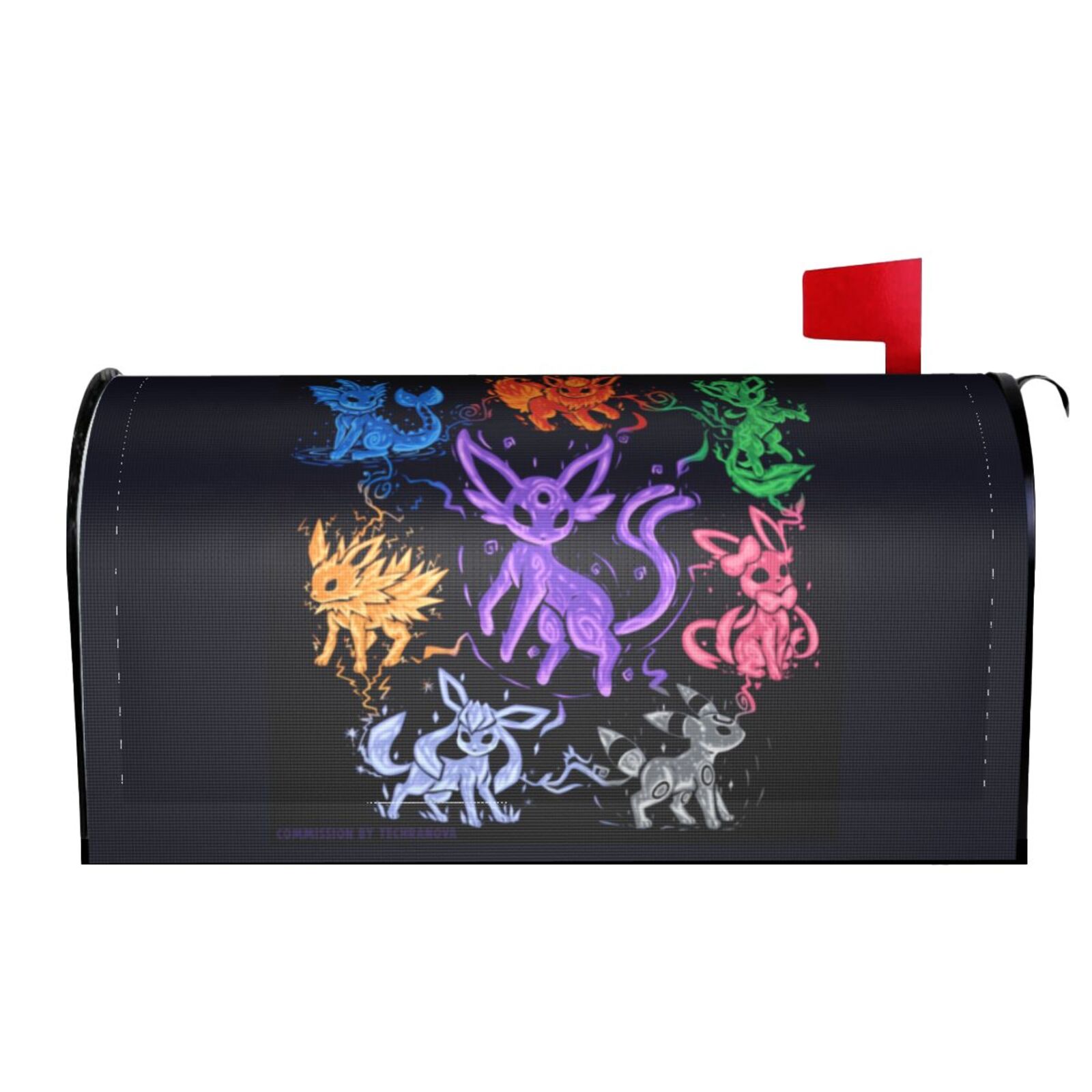 Pokémon Pikachu Eevee Evolutions001 Cartoon Character Mailbox Cover ...