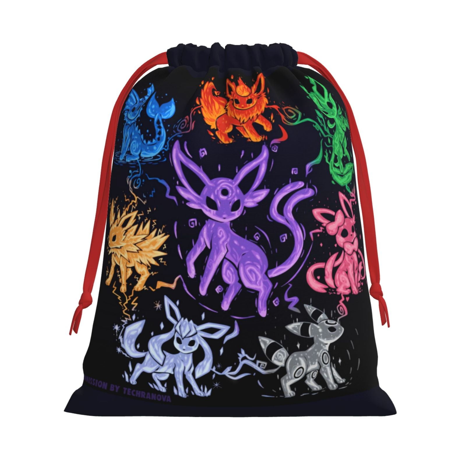 Pokémon Pikachu Eevee Evolutions001 Drawstring Bag For Kids Adults ...