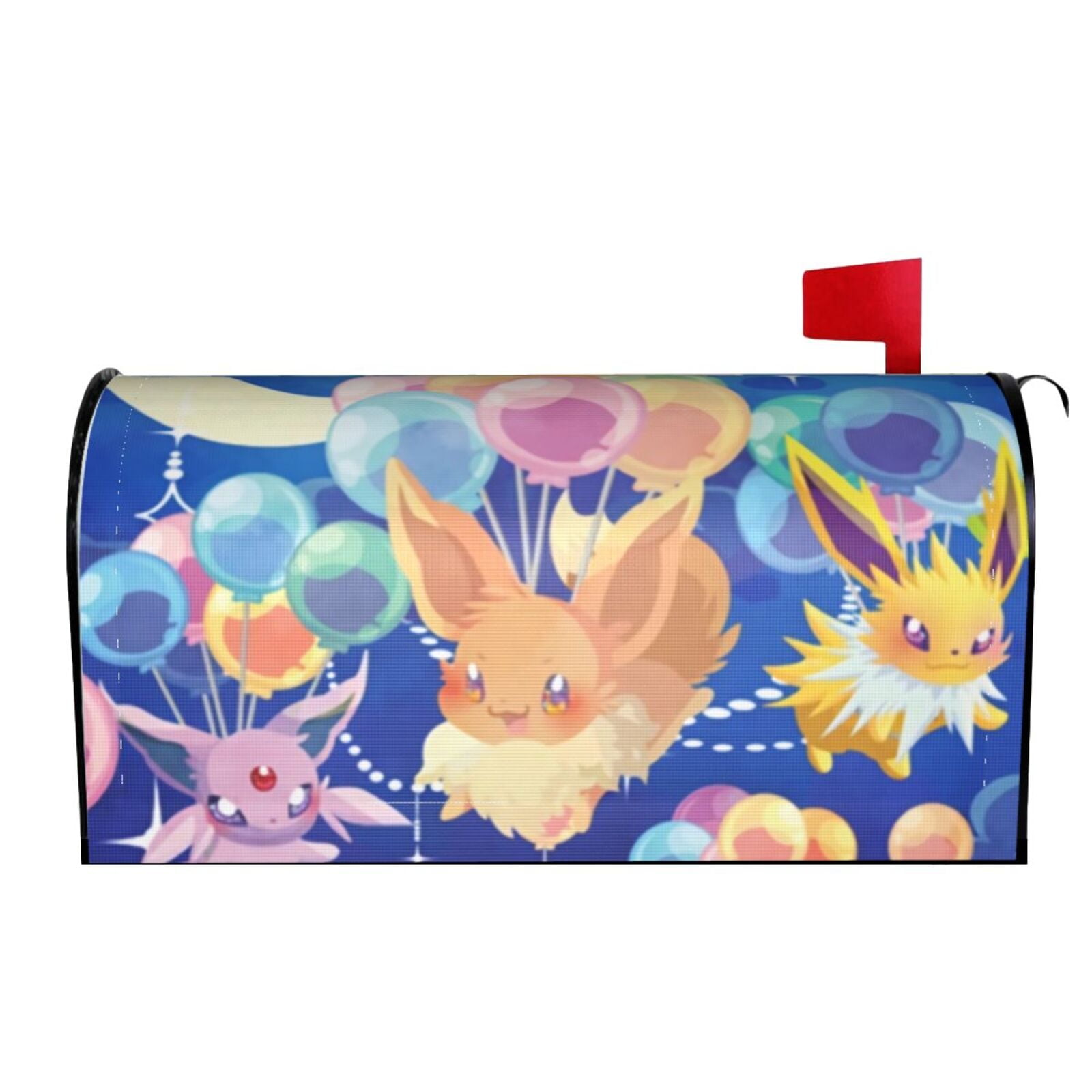 Pokémon Pikachu Eevee Evolutions554. Cartoon Character Mailbox Cover ...