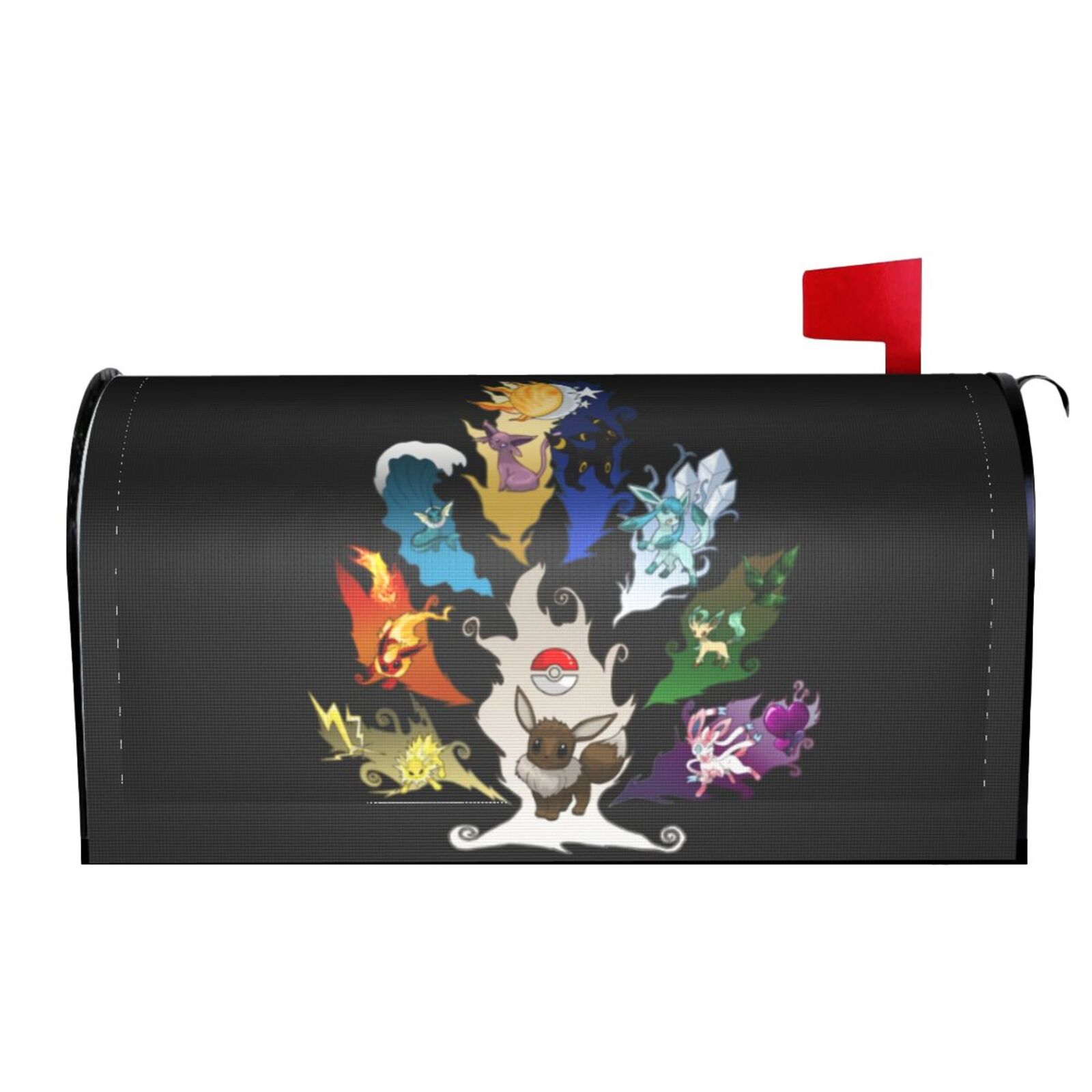 Pokémon Pikachu Eevee Evolutions689 Cartoon Character Mailbox Cover ...