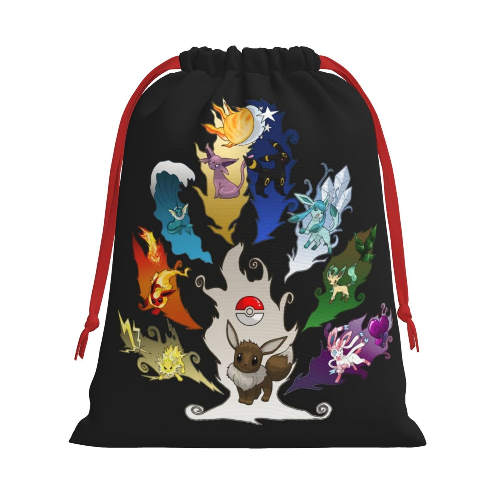 Pokémon Pikachu Eevee Evolutions689 Drawstring Bag For Kids Adults ...
