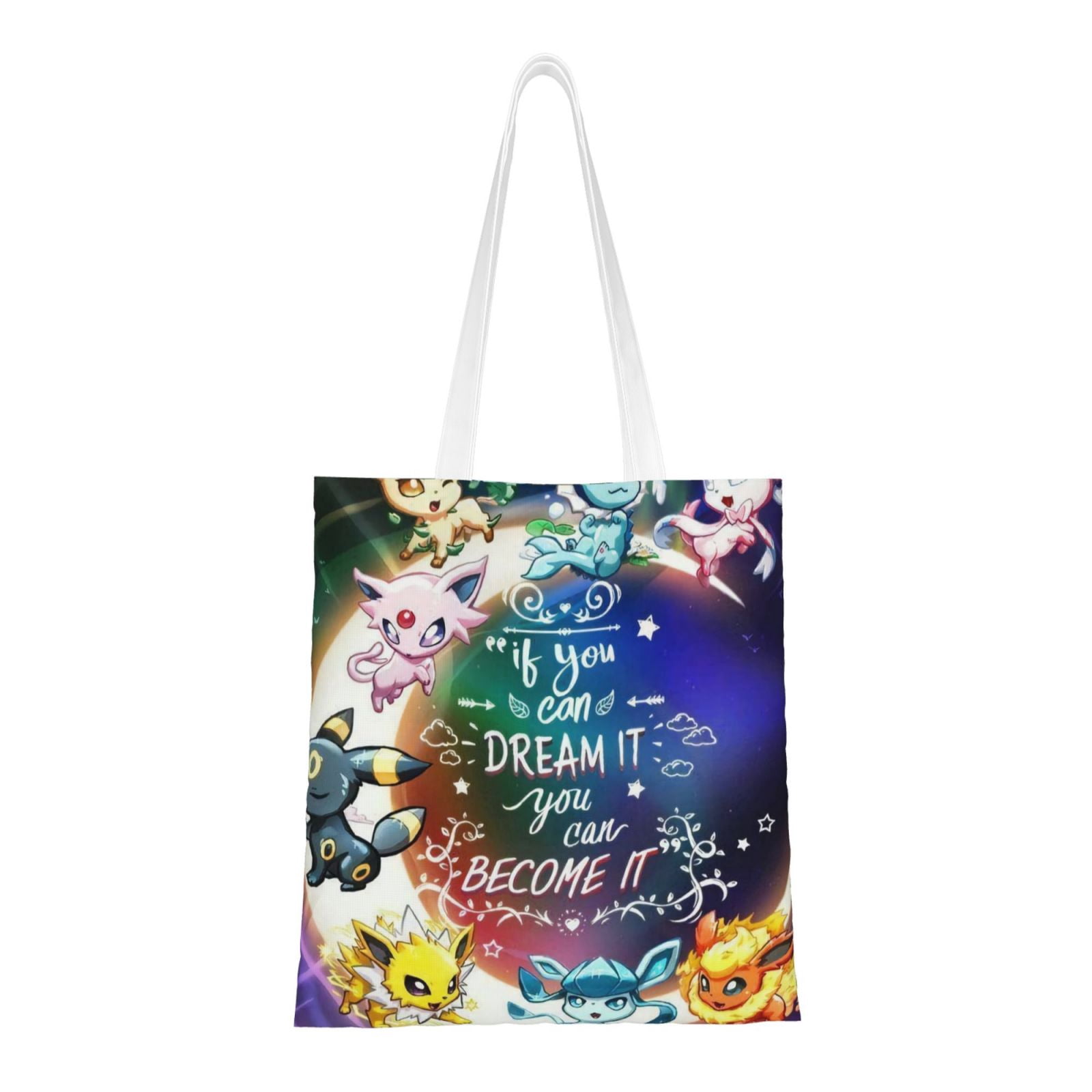 Pokémon Pikachu Eevee Evolutions698 Tote Bag For Women Girls Girly ...