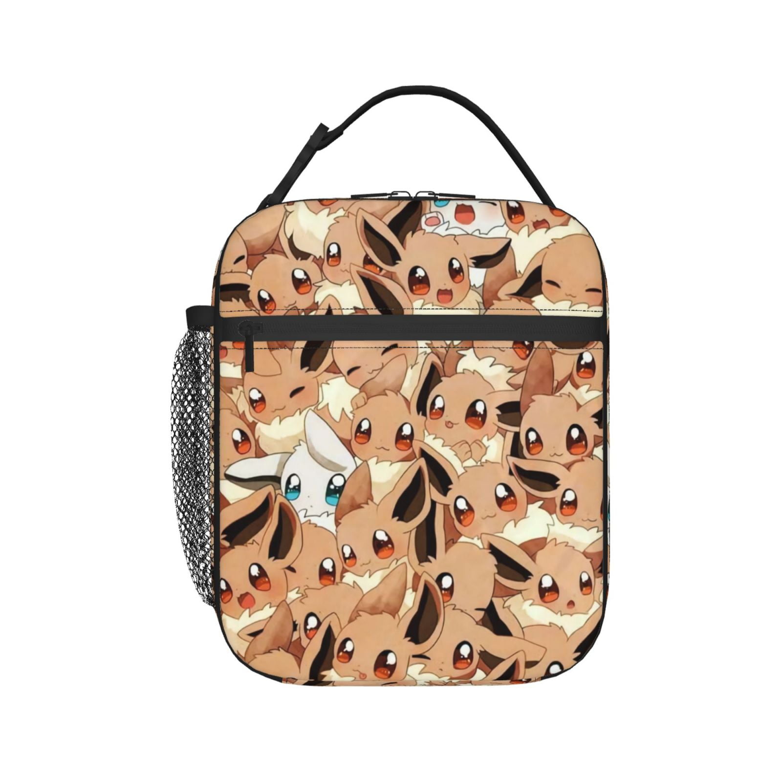 Pokémon Pikachu Eevee Face Lunch Box for Women & Men Adult Insulated ...