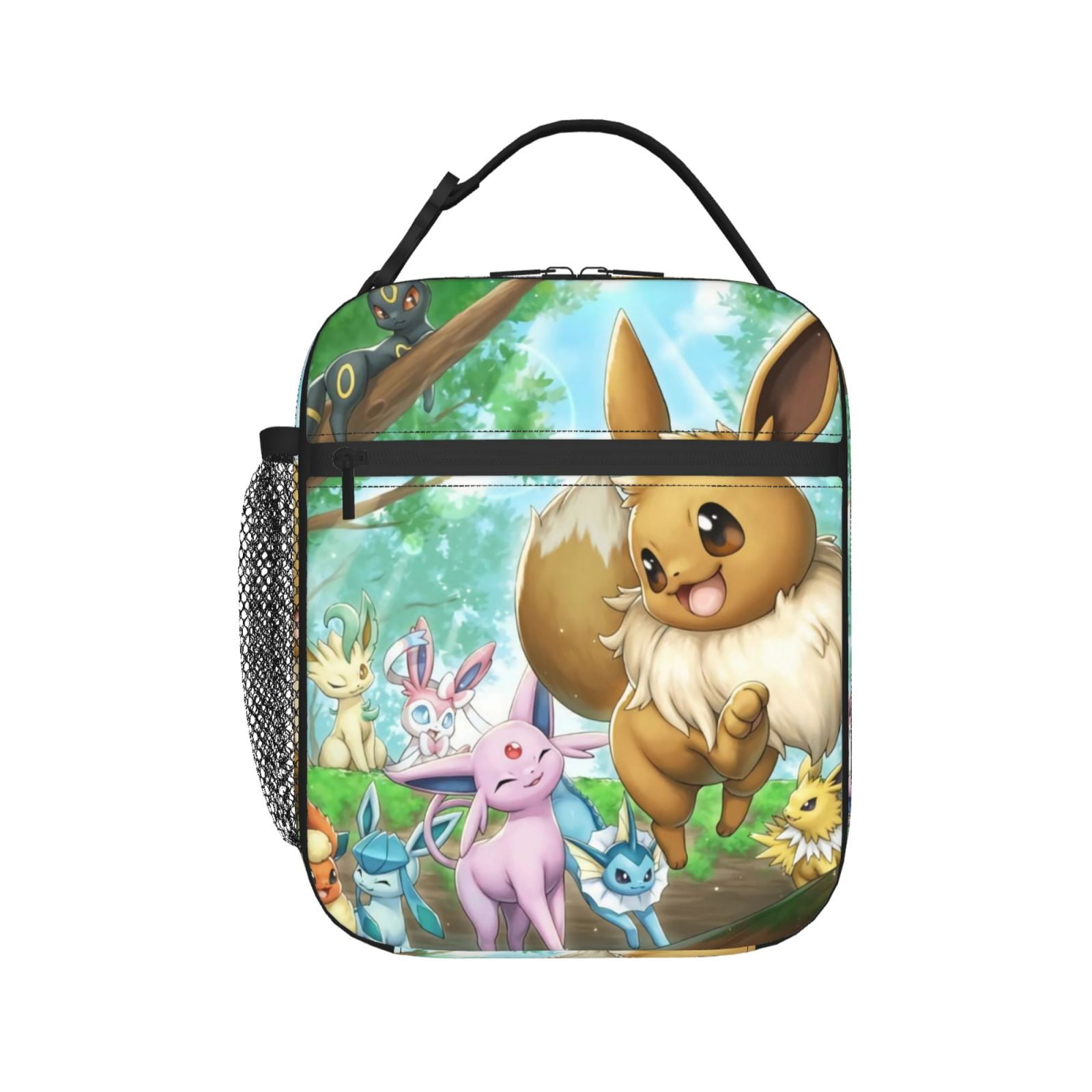 Pokémon-Pikachu Eevee Lunch Box Lunch Bag for Women Adults Men,Reusable ...