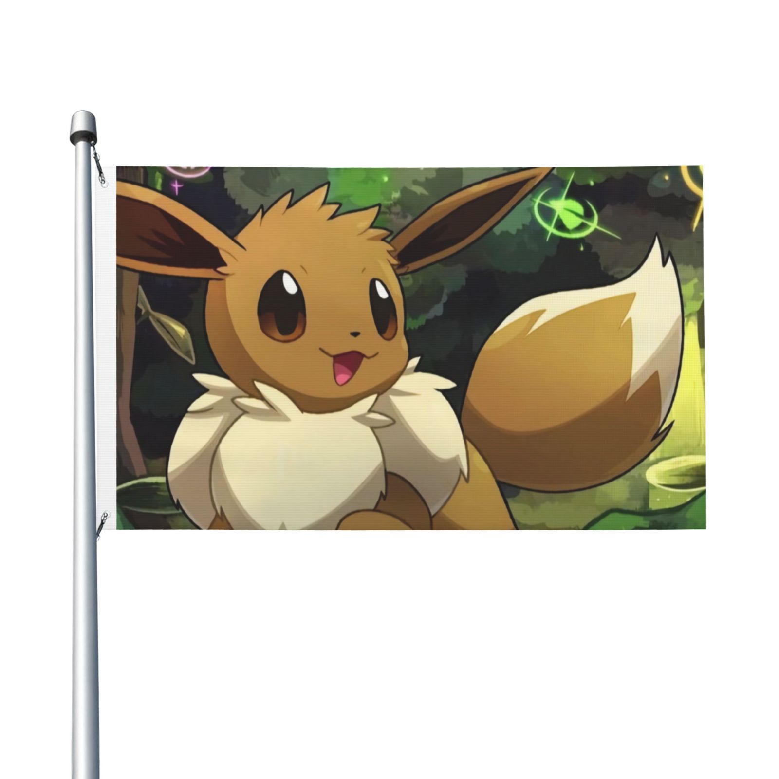 Pokémon Pikachu Eevee003 3x5ft Face Flag Fade Proof Holiday Fall Flag ...