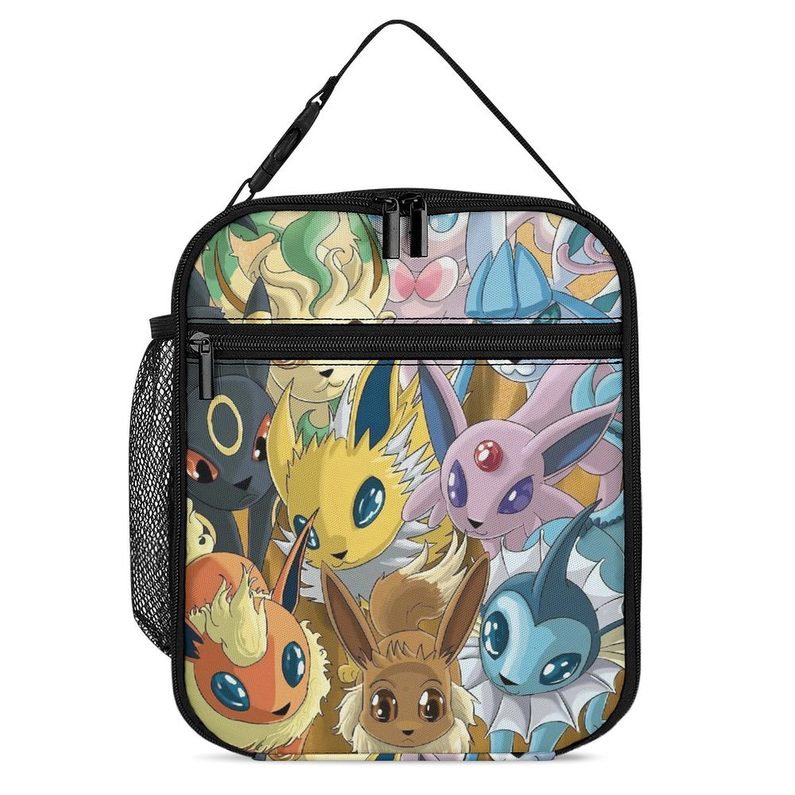 Pokémon Pikachu Eevee8575 Custom Text Lunch Bag With Satchel Shoulder ...