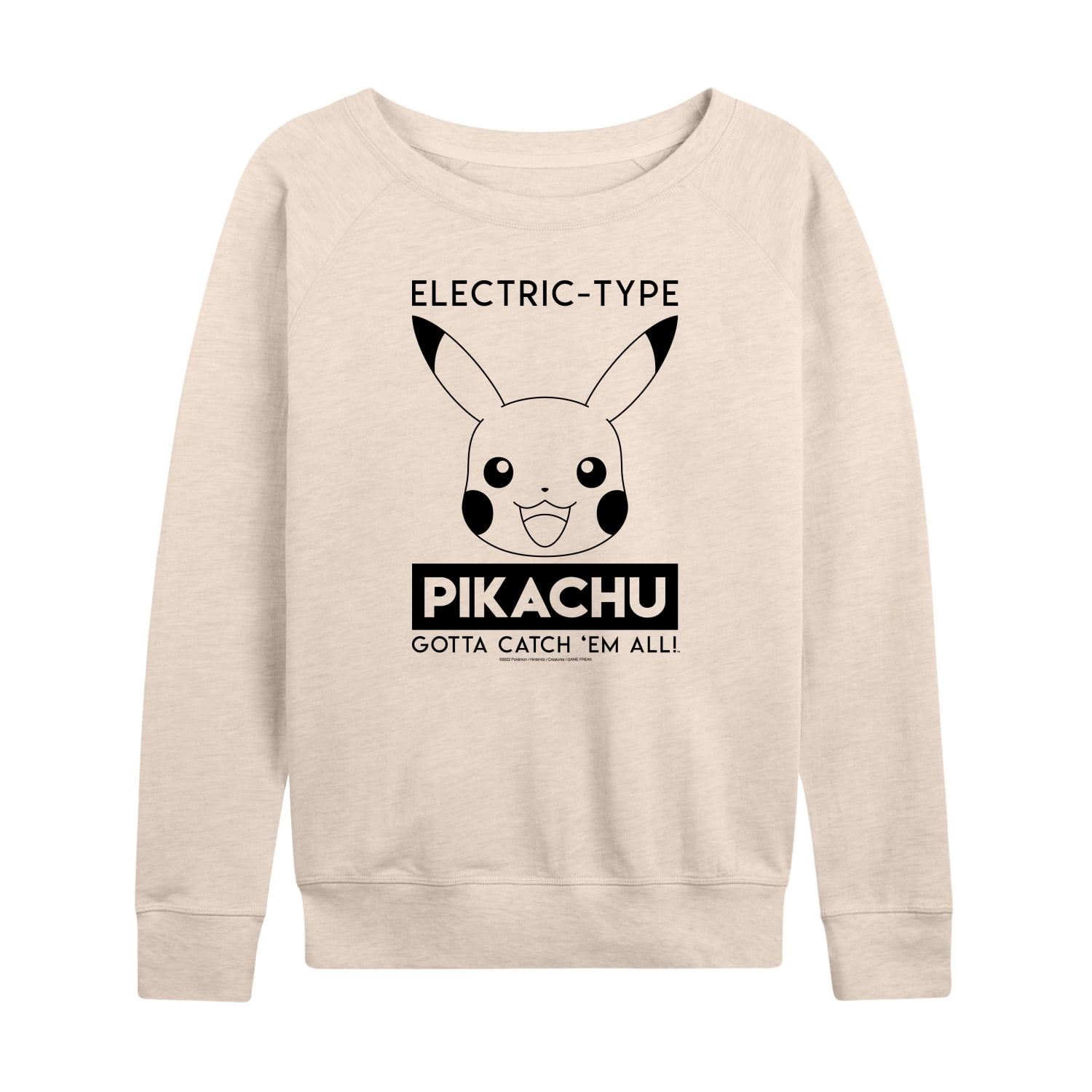Pokémon - Pikachu Electric Type - Women's Lightweight French Terry Long ...