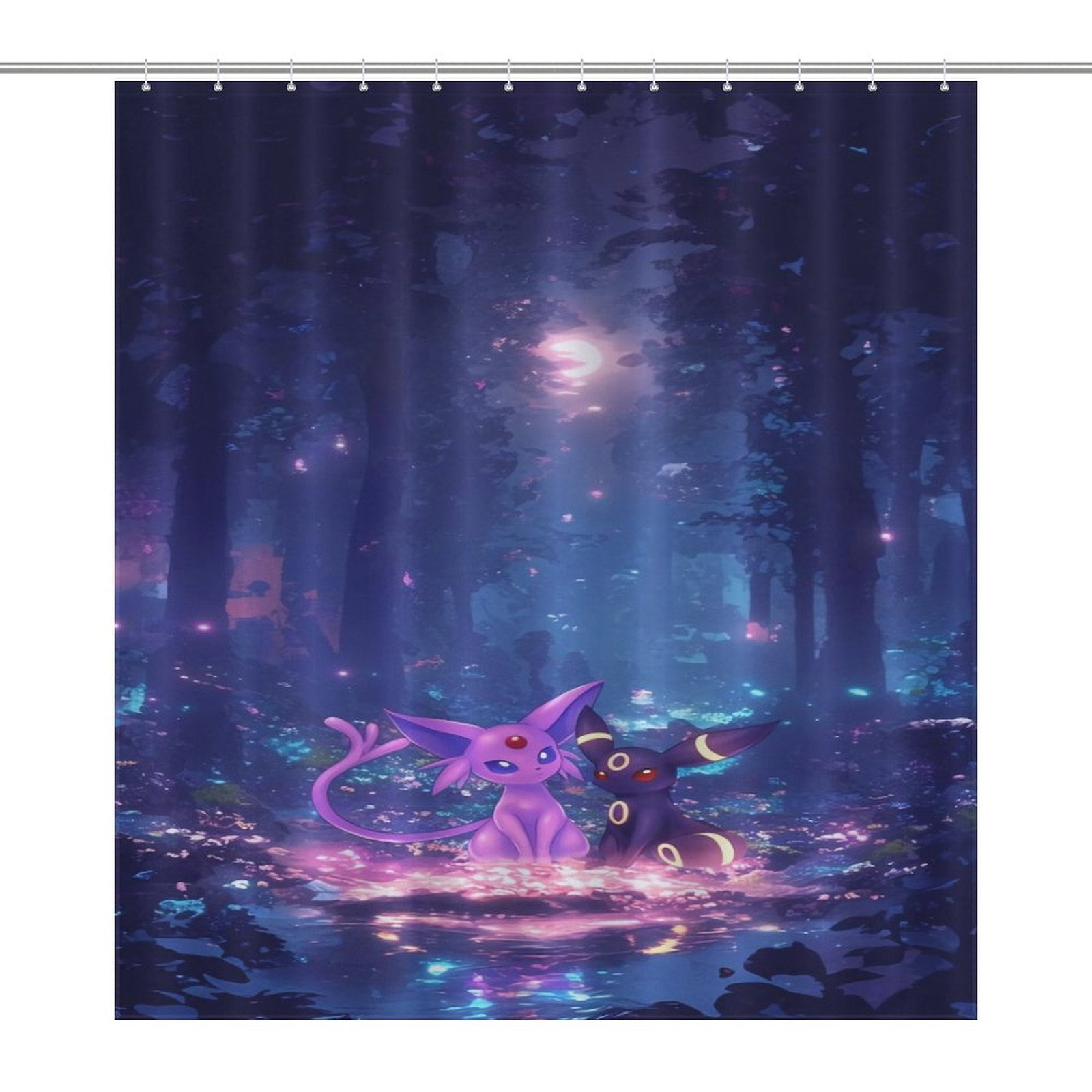 Pokémon Pikachu Espeon Umbreon Shower Curtain,Shower Curtains for ...
