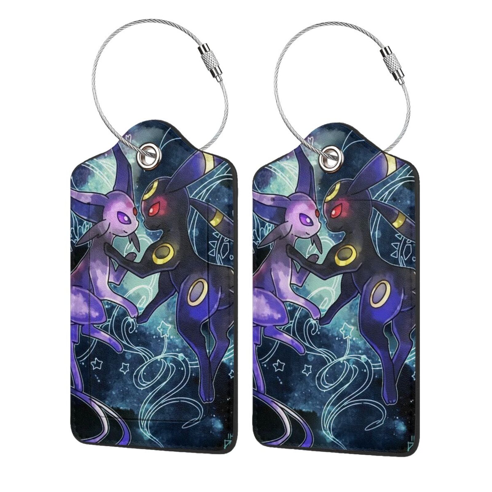 Pokémon Pikachu Espeon Umbreon98 Luggage Tags for Suitcases Travel ID ...