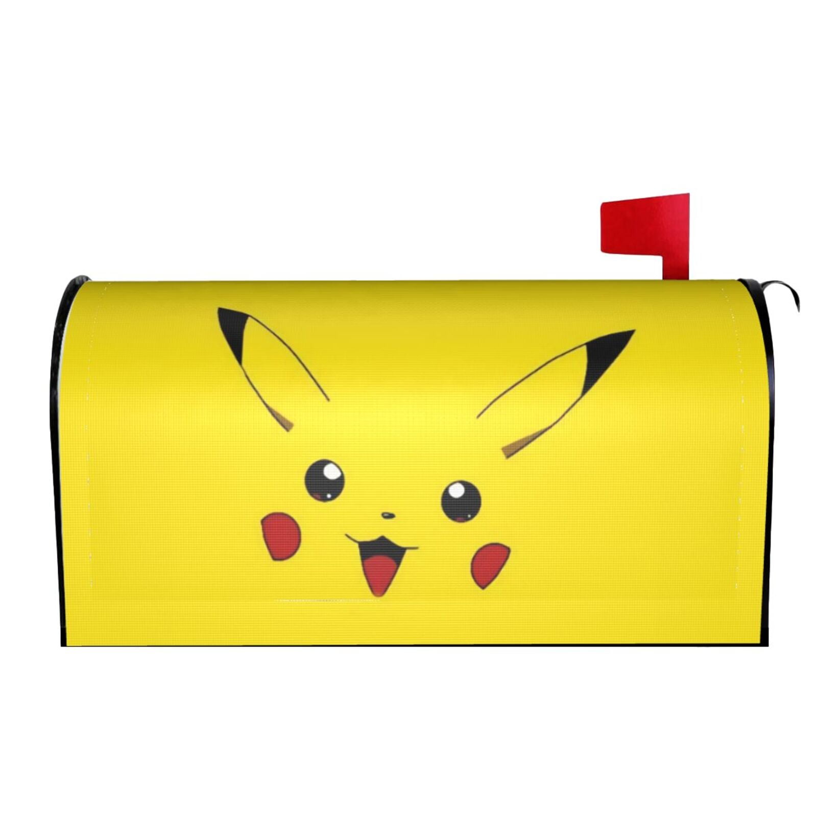 Pokémon-Pikachu Face Cartoon Character Mailbox Cover Magnetic Standard ...