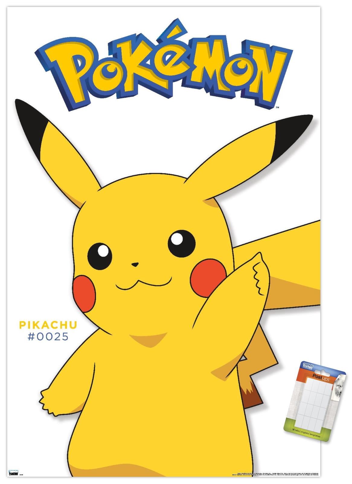 Pokemon - Pikachu Feature Series Wall Poster, 22.375" x 34" - Walmart.com