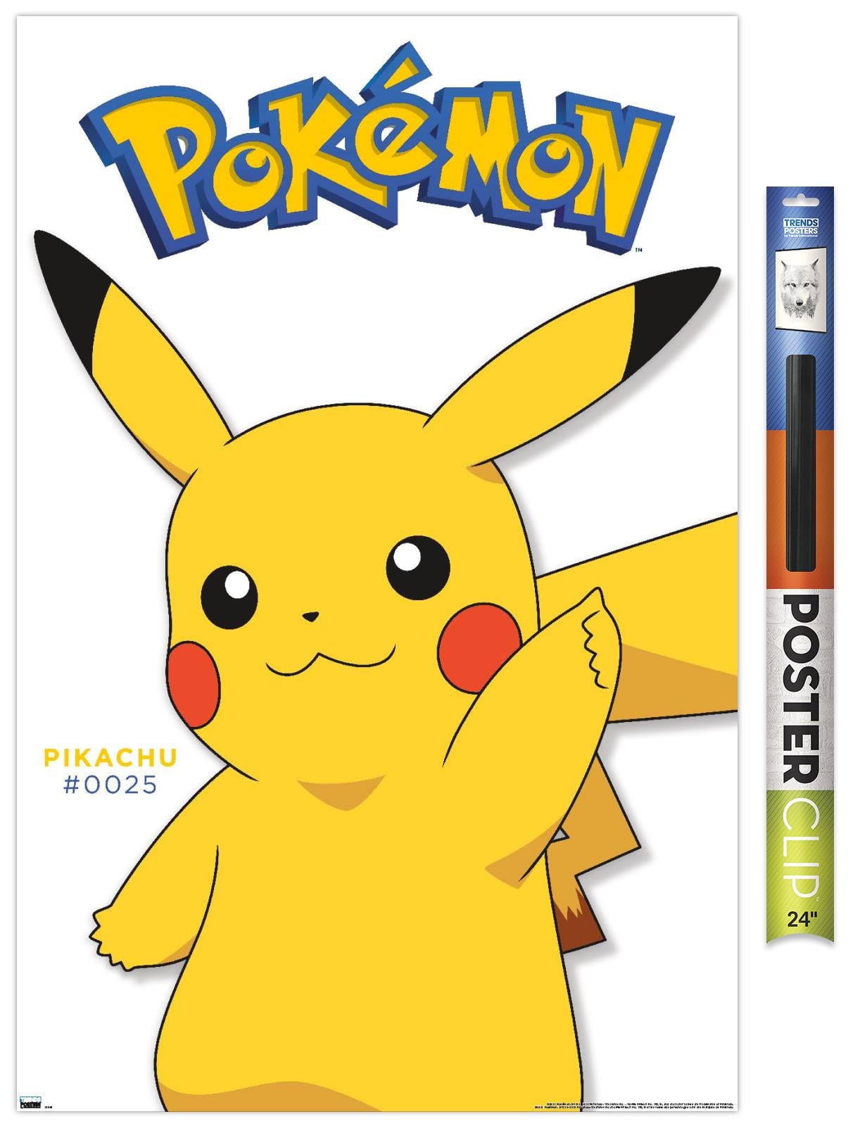 Pokemon - Pikachu Feature Series Wall Poster, 22.375" x 34" - Walmart.com